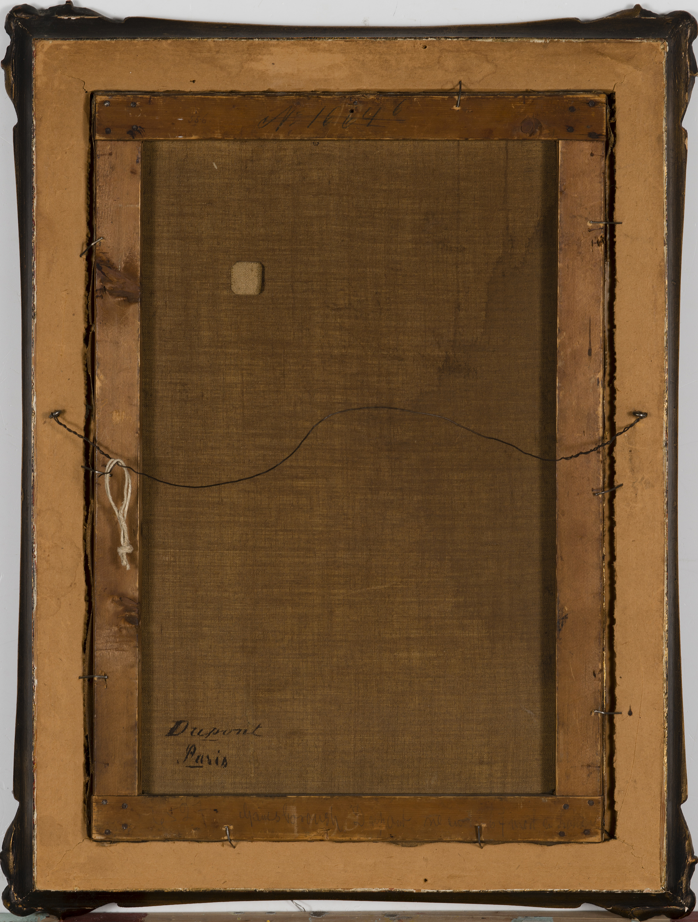 UNKNOWN ARTIST, 19TH century, oil on canvas, signed Dupont. - Bukowskis