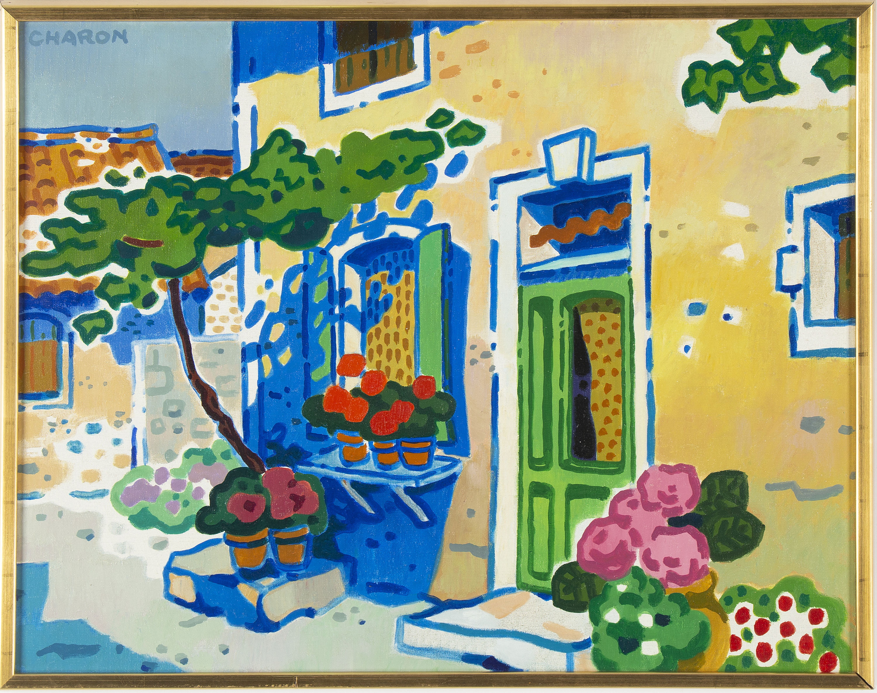 GUY CHARON, oil on canvas, signed. - Bukowskis