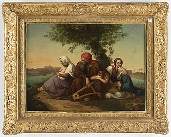 FREDERICK GOODALL, oil on canvas, signed F Goodall. - Bukowskis