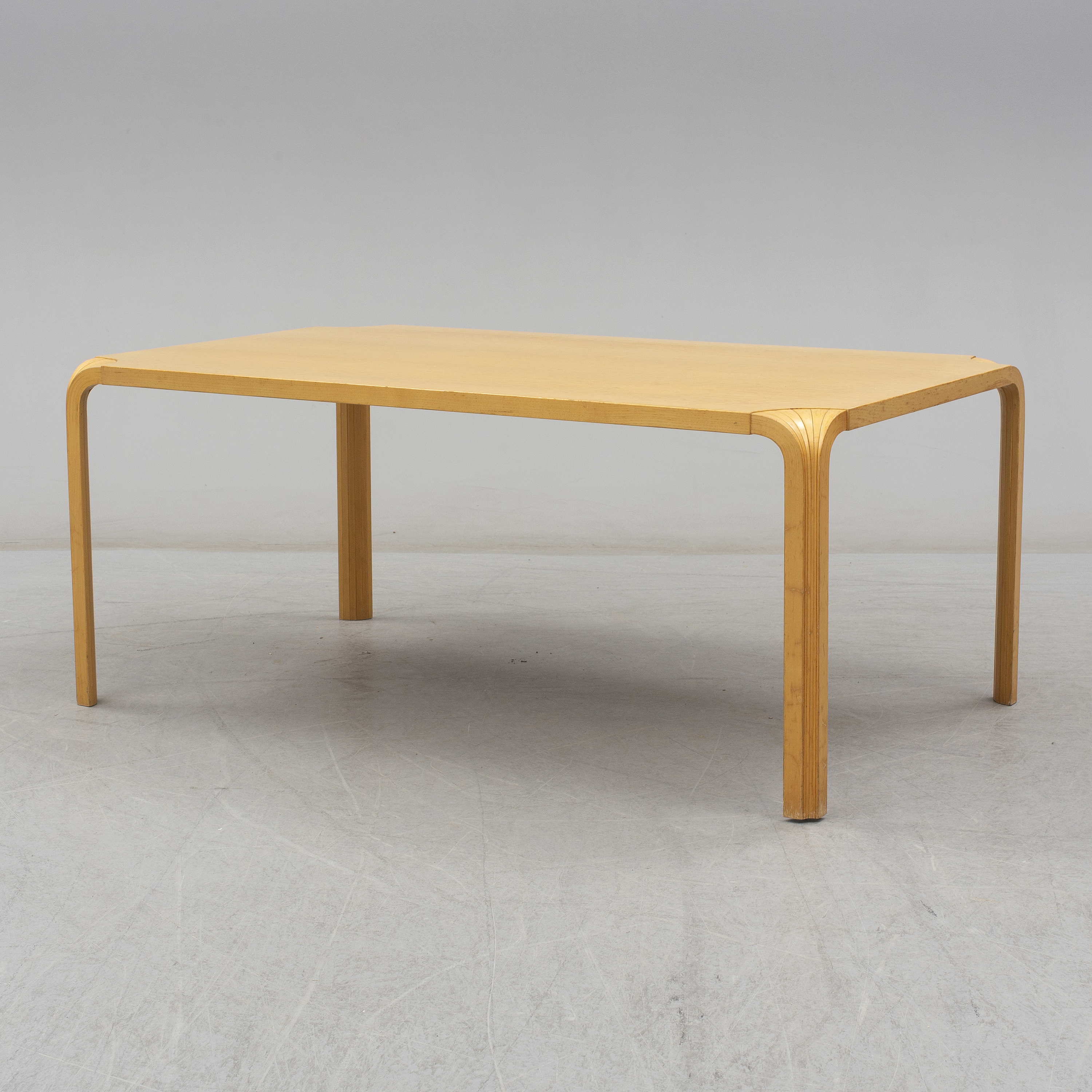 A Fan leg table, Alvar Aalto for Artek. Second half of the 20th century ...