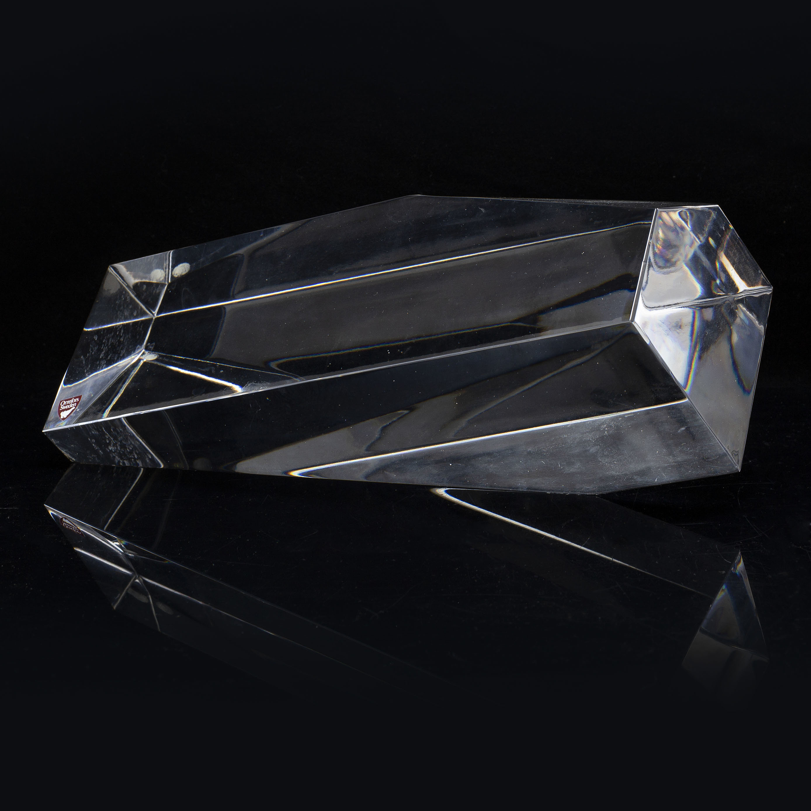 JAN JOHANSSON, sculpture, glass, Jan Johansson Gallery, signed and ...