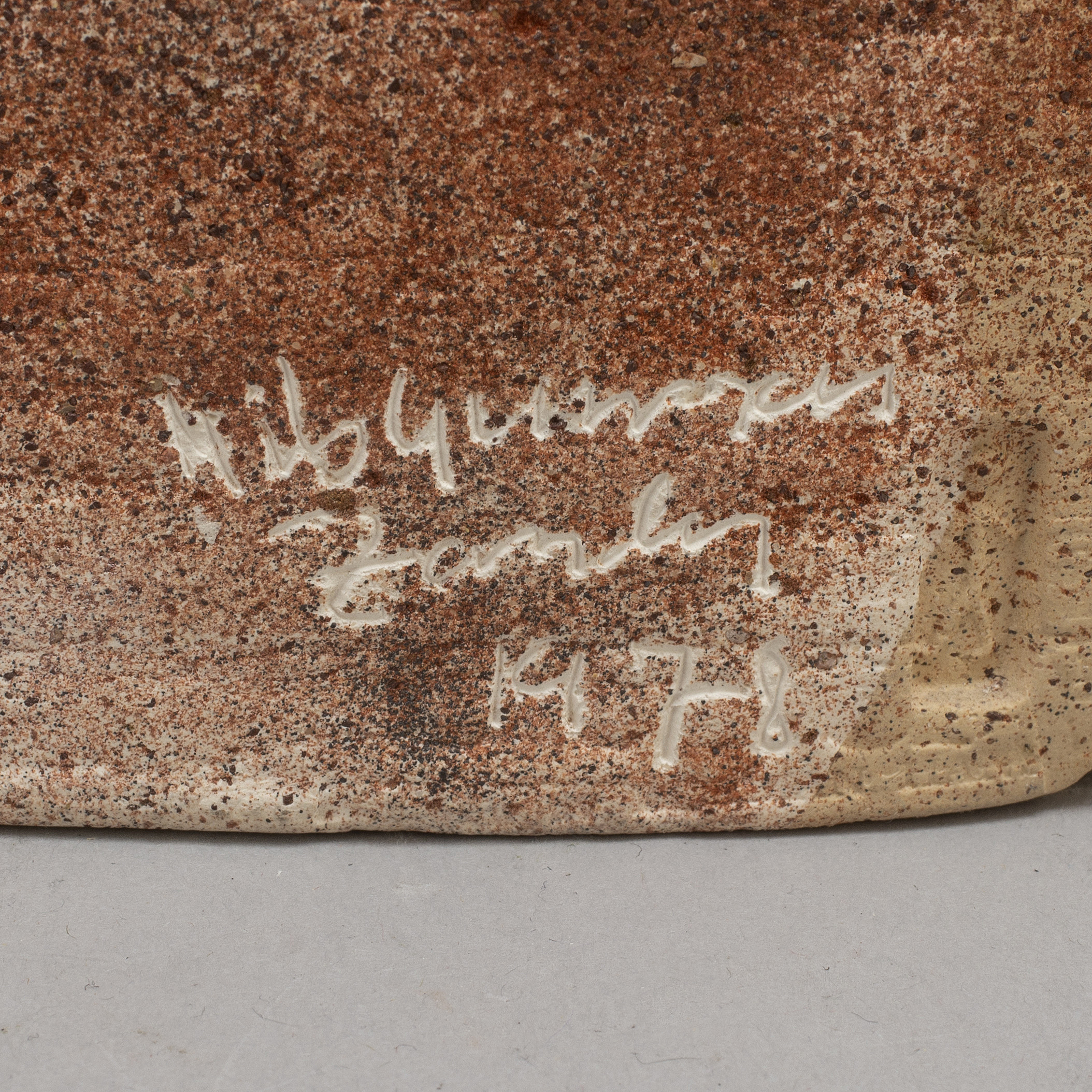 NILS GUNNAR ZANDER, sculpture, stoneware, signed and dated 1971 ...
