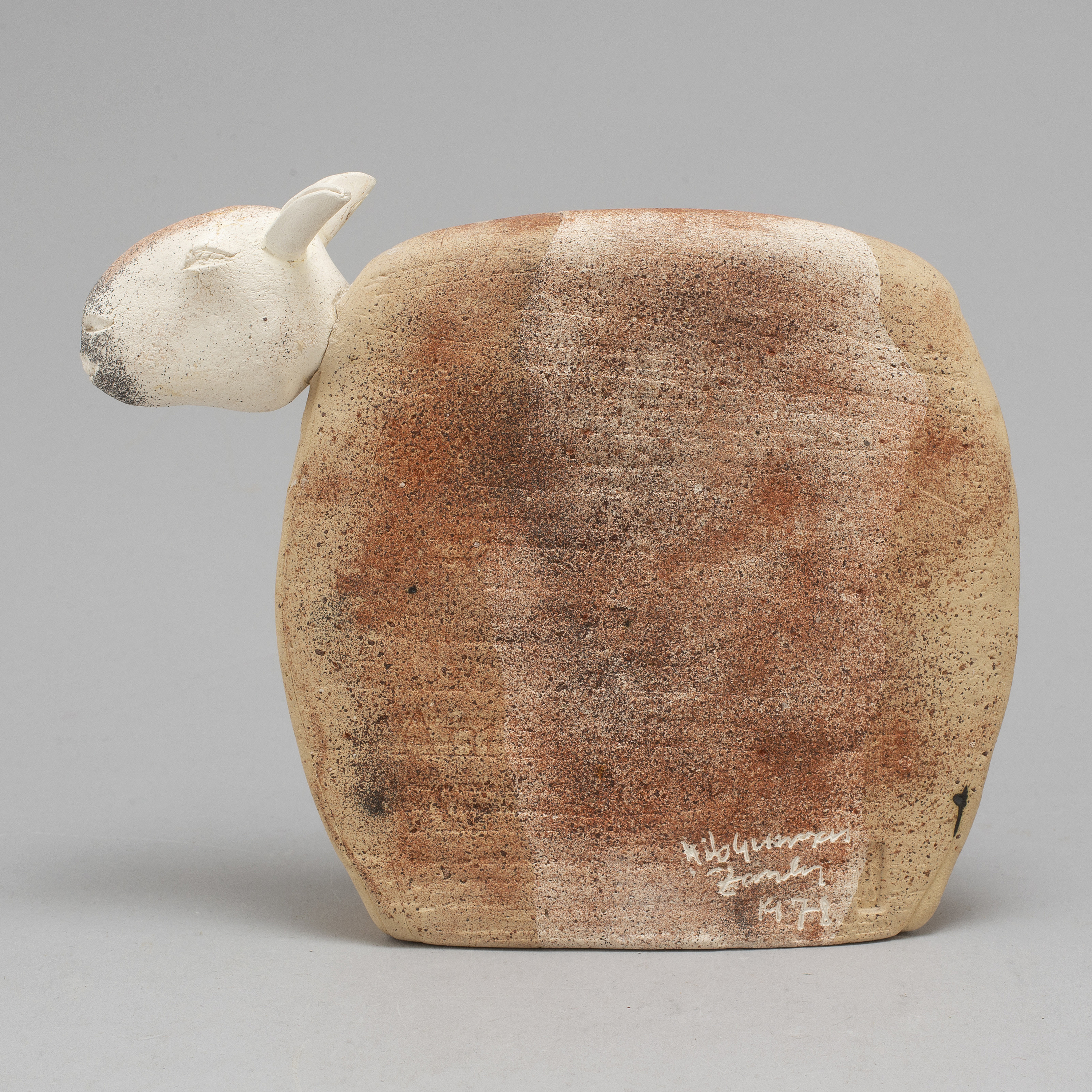 NILS GUNNAR ZANDER, sculpture, stoneware, signed and dated 1971 ...