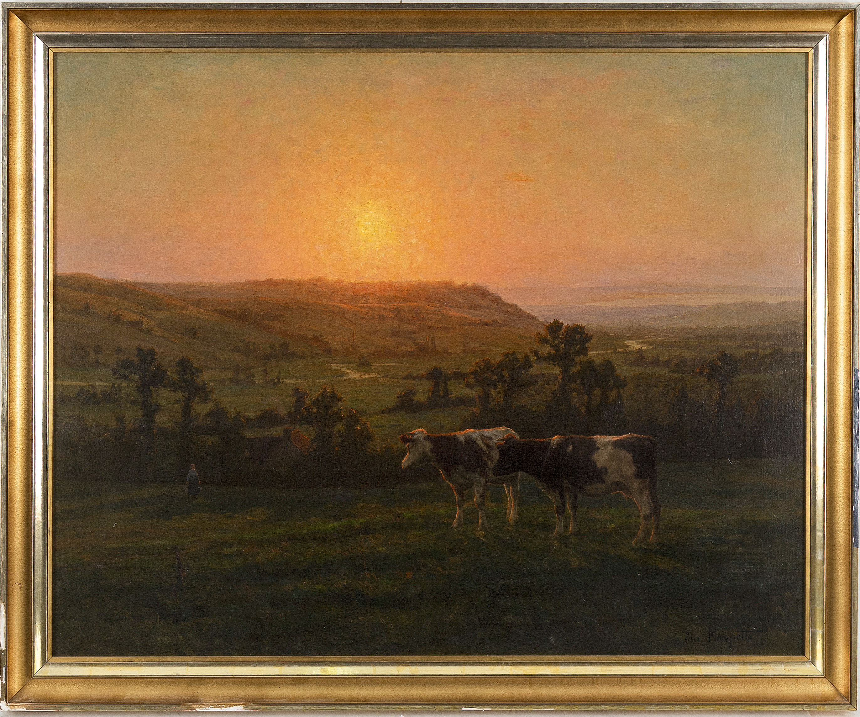 FÉLIX PLANQUETTE, oil on canvas, signed and dated 1903. - Bukowskis