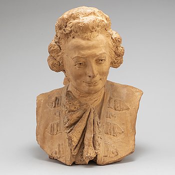 ALESSANDRO MORETTI, sculpture, earthenware and plaster. Signed A ...