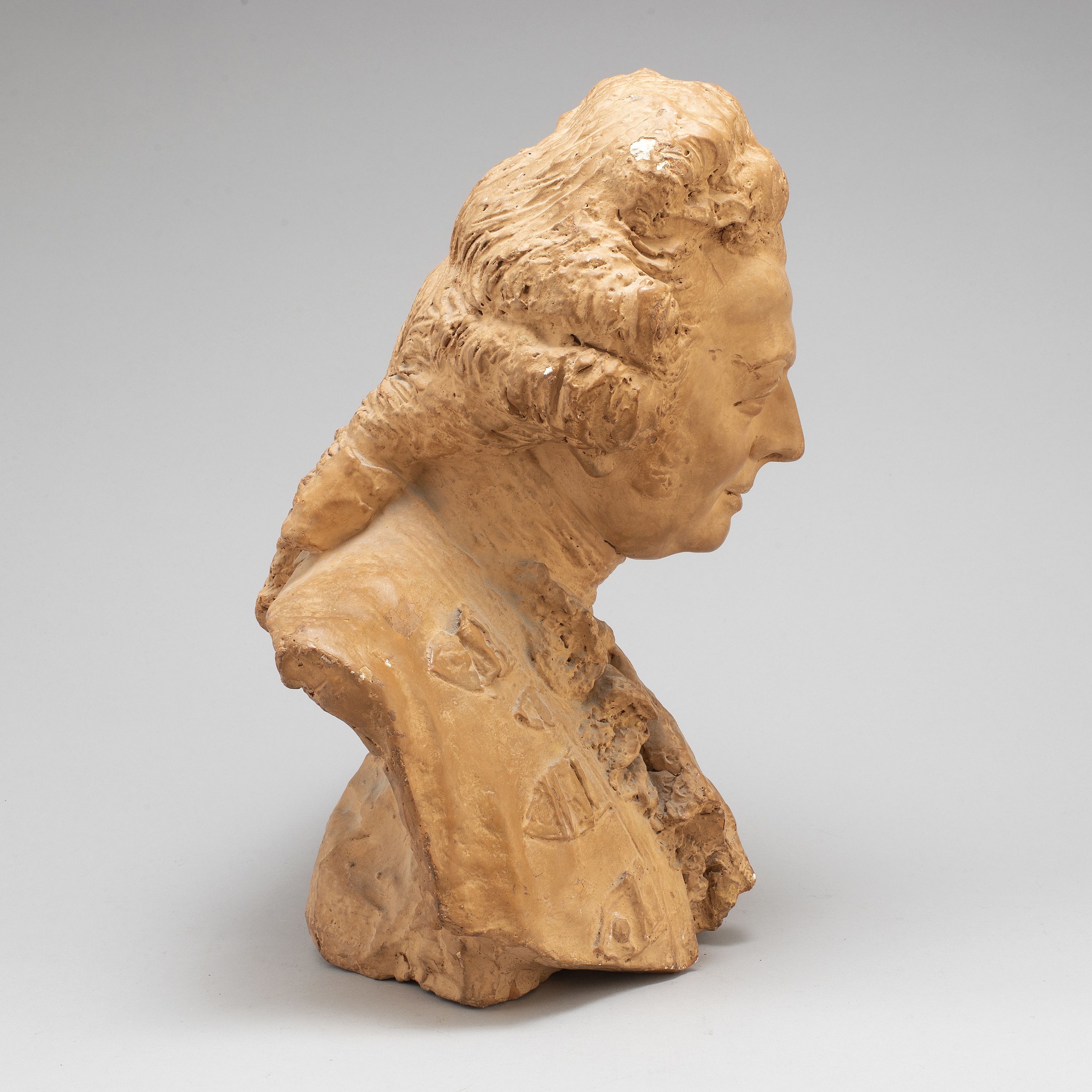 ALESSANDRO MORETTI, sculpture, earthenware and plaster. Signed A ...