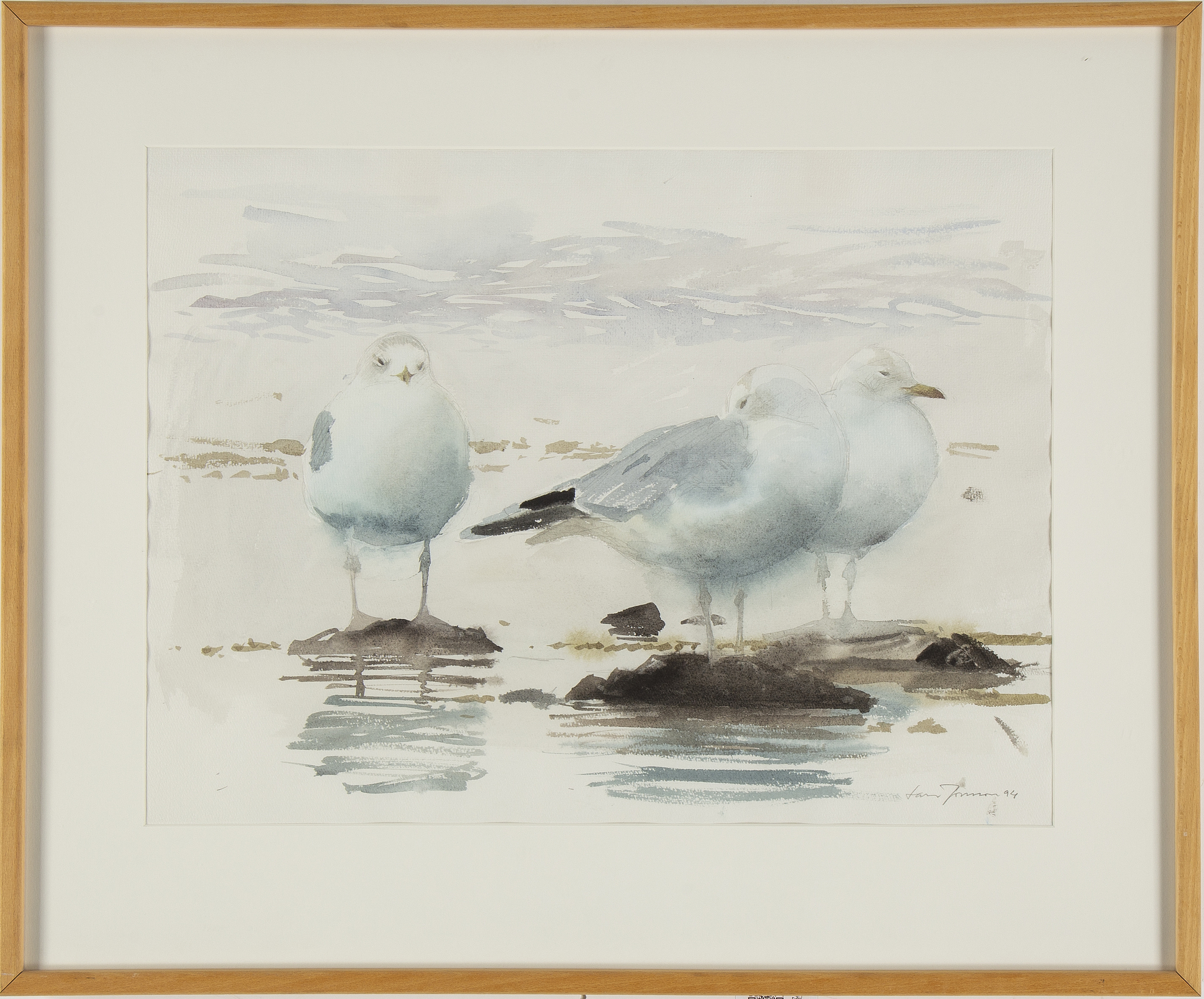 LARS JONSSON, akvarell, signerad och daterad - 94. - Bukowskis