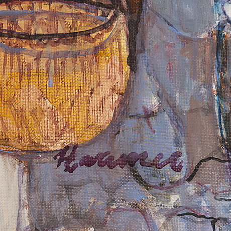 ERIK HAAMER, oil on canvas, signed. - Bukowskis