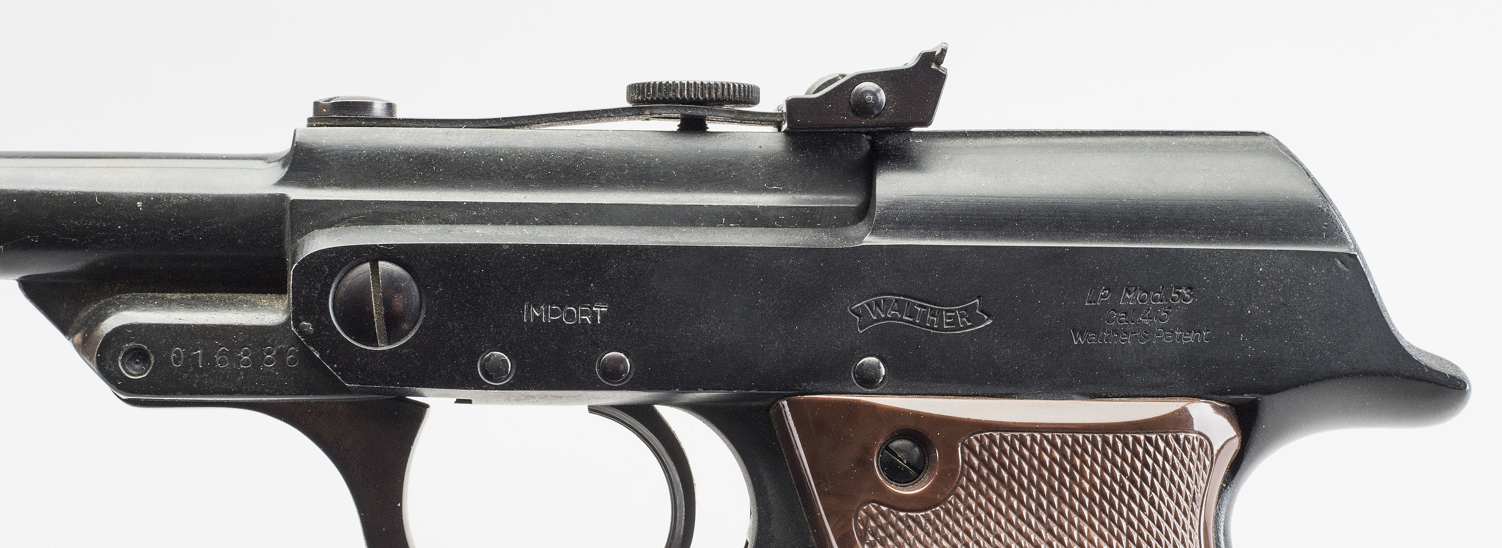 A Walther LP Caliber 4,5 mm model 53 air pistol. - Bukowskis