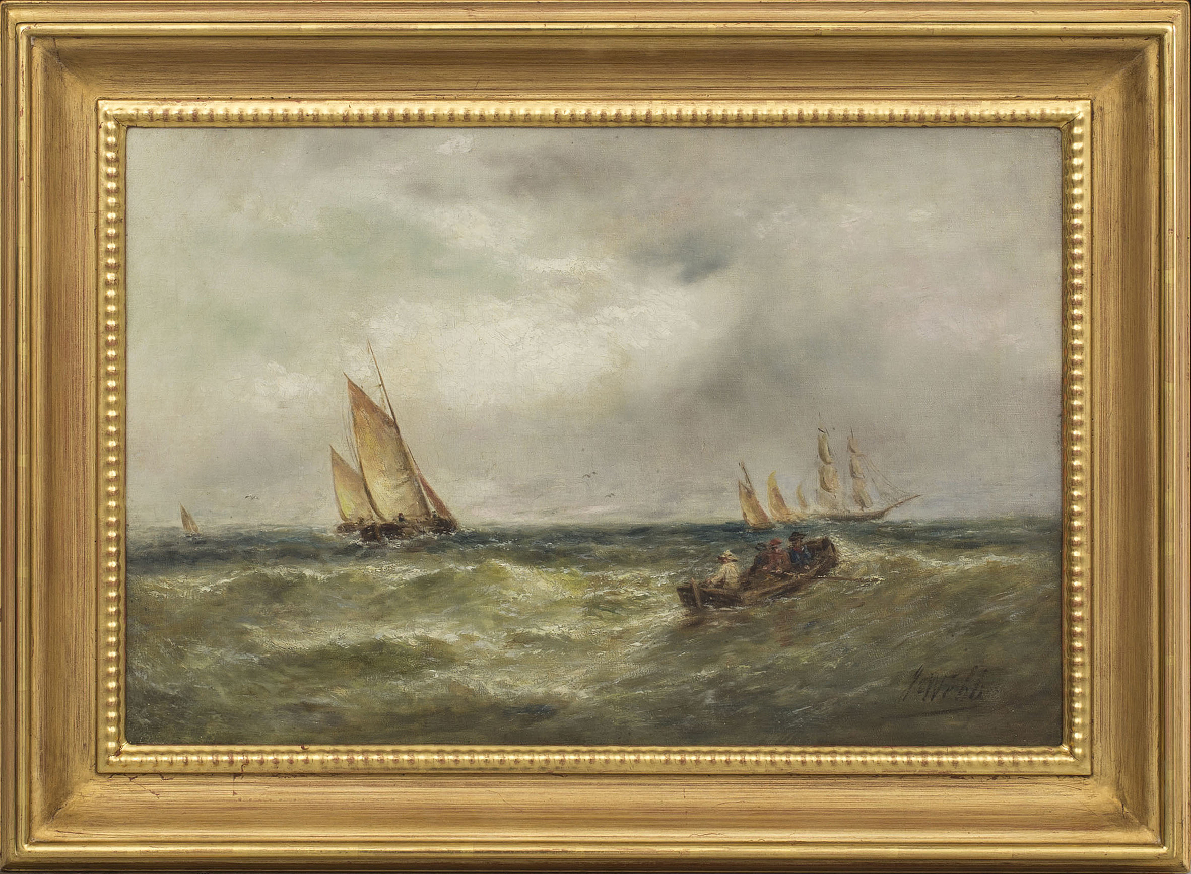 JAMES WEBB, oil on canvas, signed. - Bukowskis
