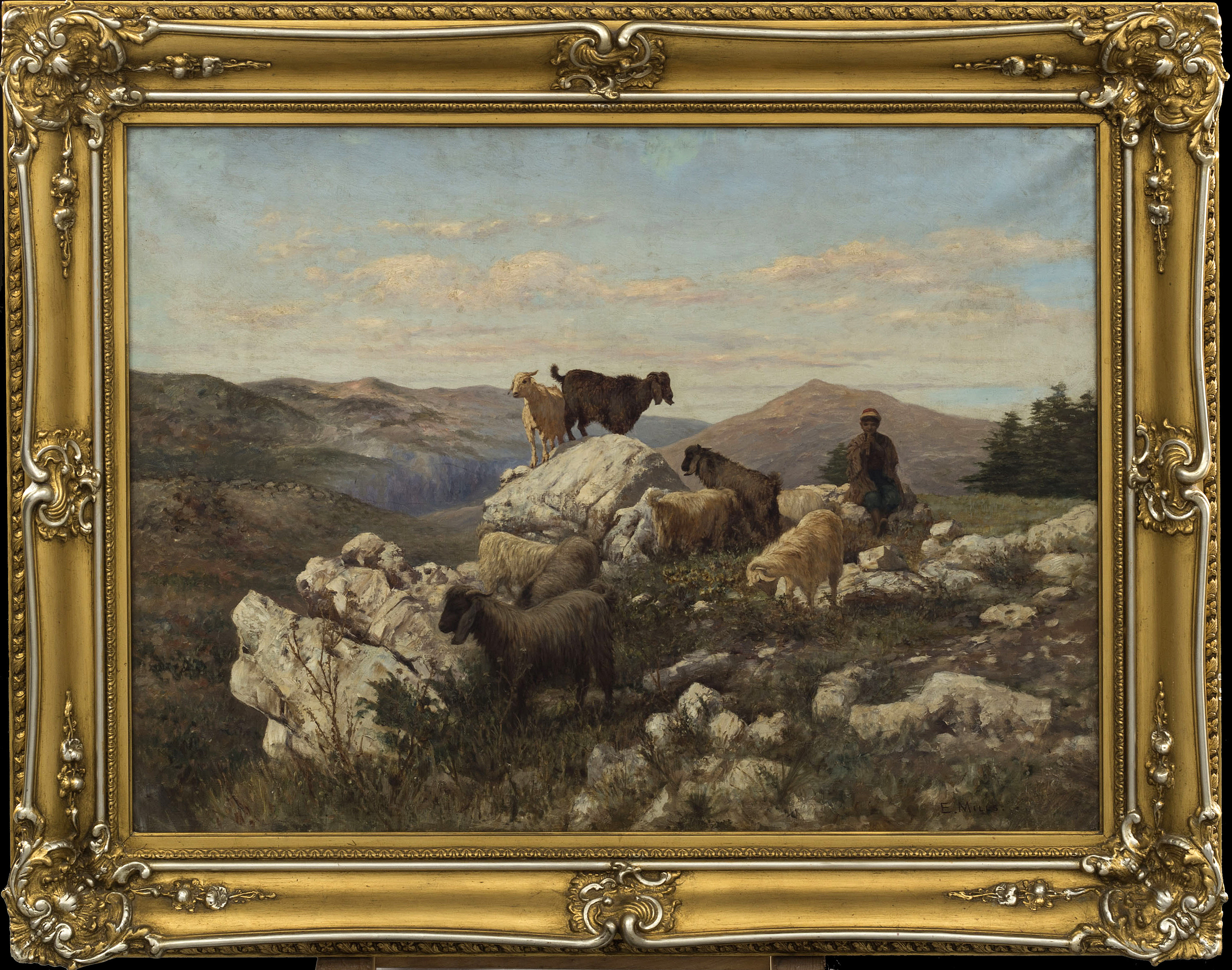 EDWARD MILLS, olja på duk, signerad. - Bukowskis