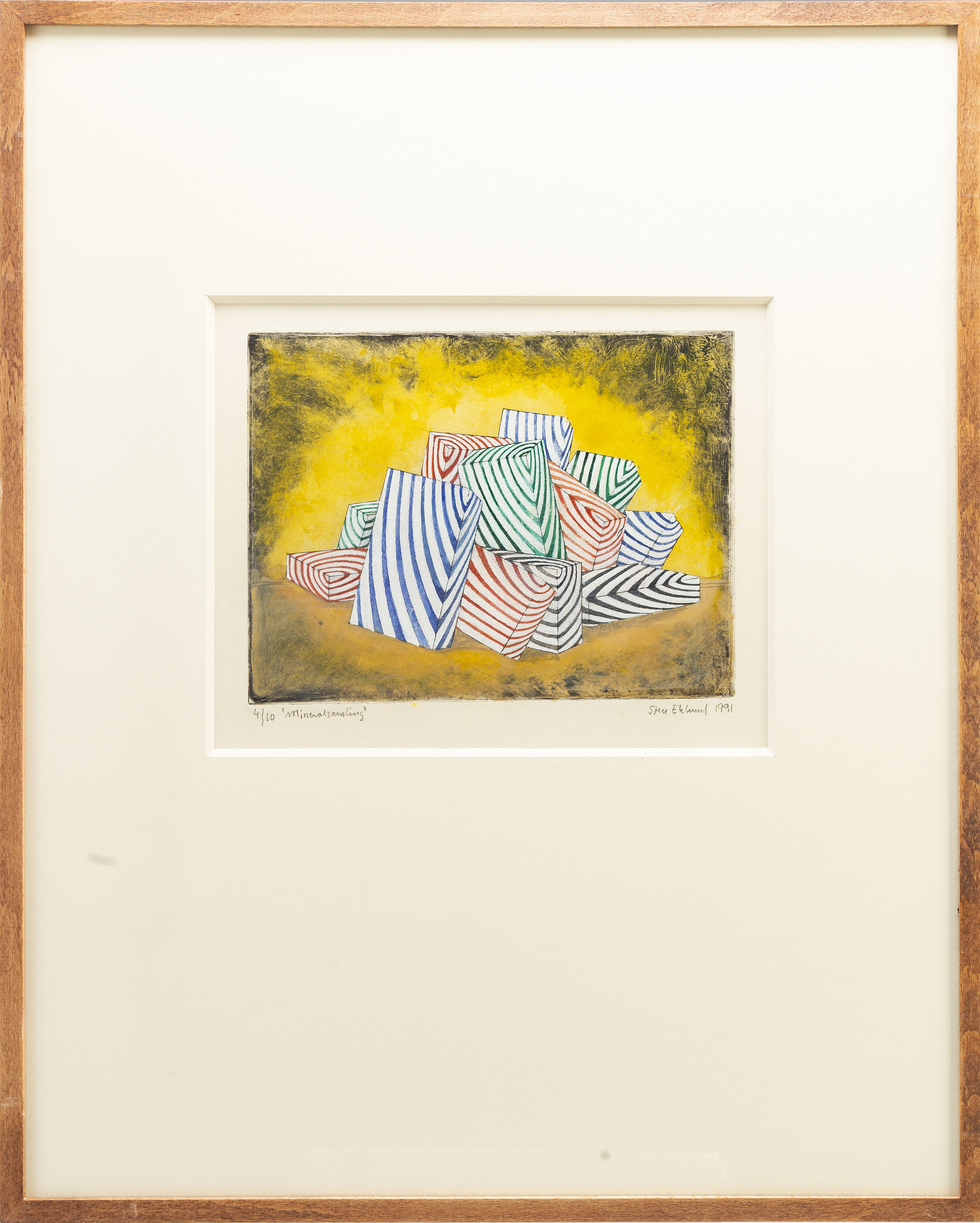 STEN EKLUND, hand colored etching, signed and numbered 4/10, dated 1991 ...
