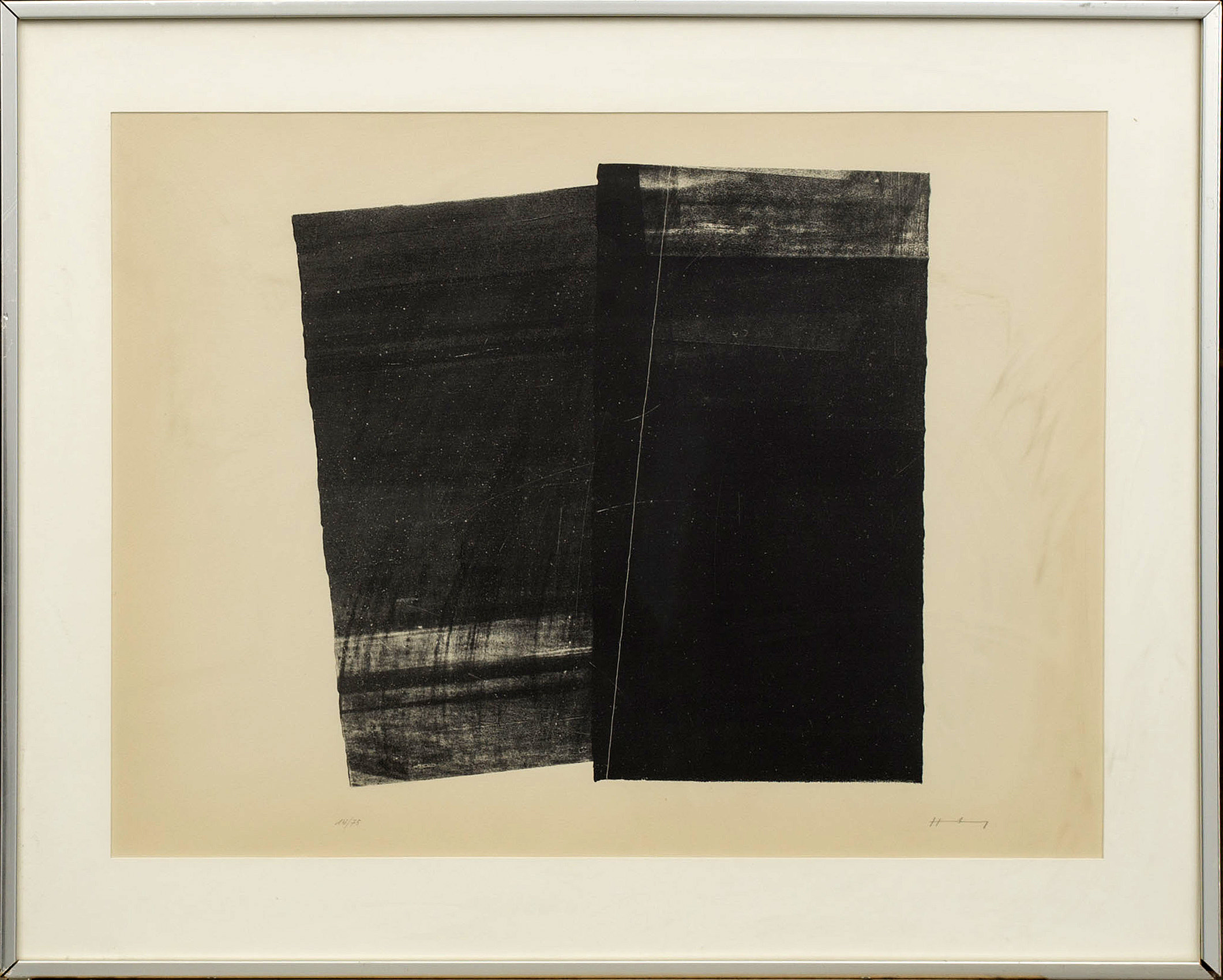 HANS HARTUNG, lithograph signed and numbered 14/75. - Bukowskis