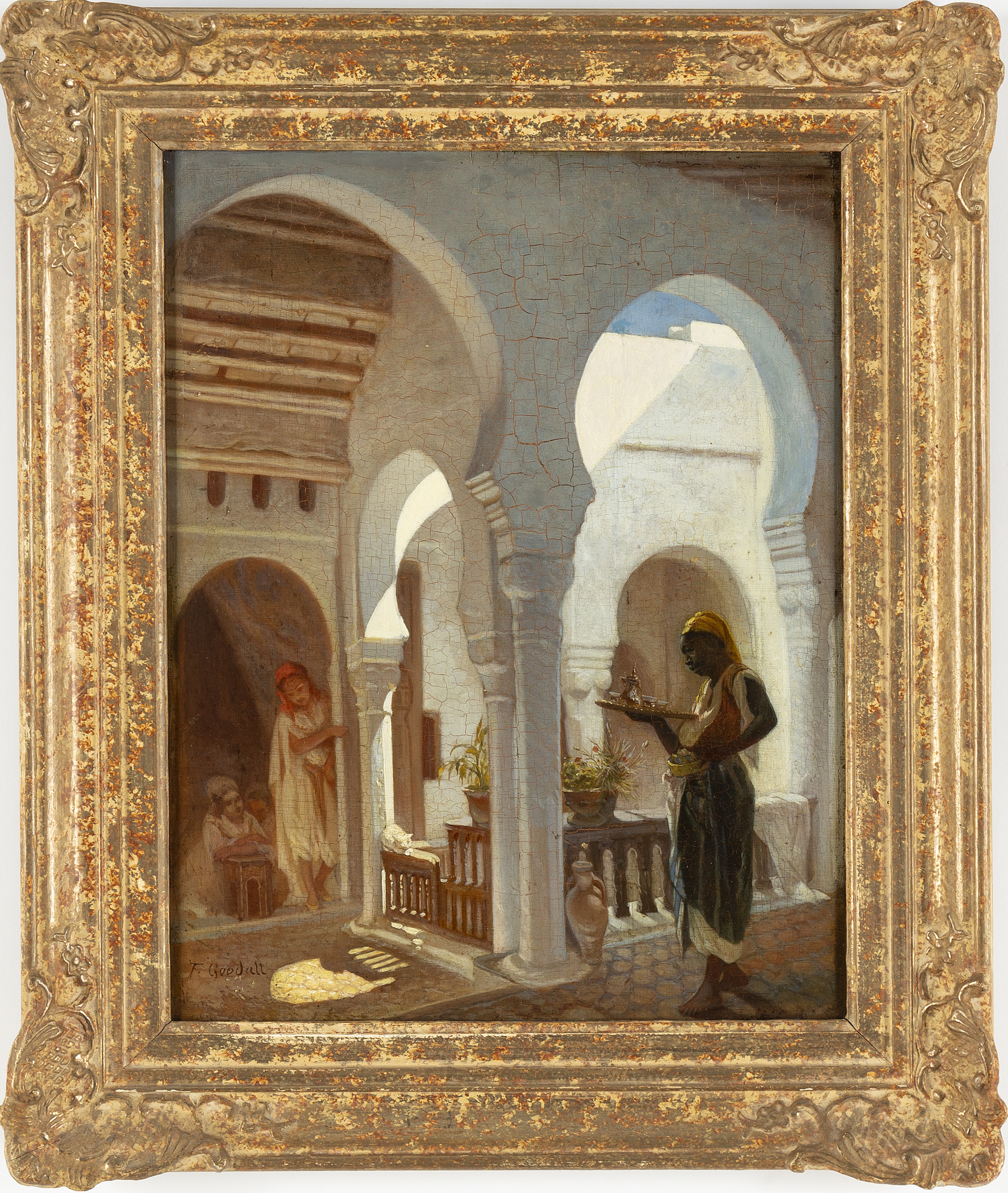 FREDERICK GOODALL, oil on panel, signed. - Bukowskis