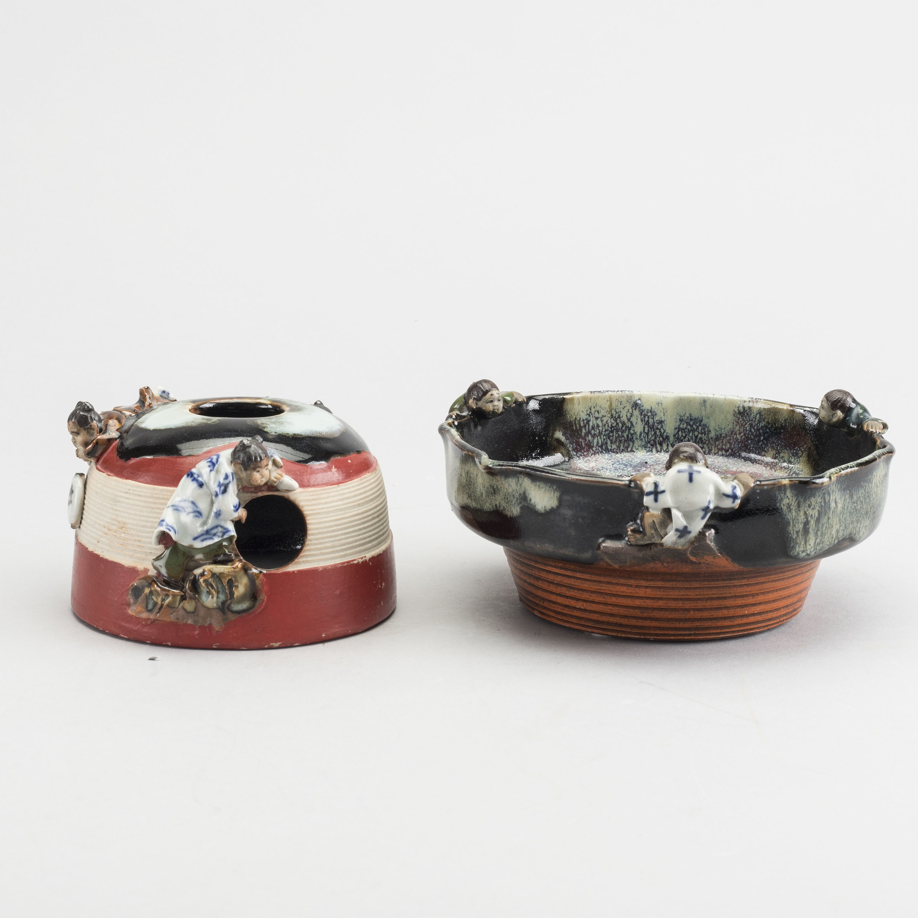 A Meiji Sumida gawa ware glaced ceramic bowl. - Bukowskis