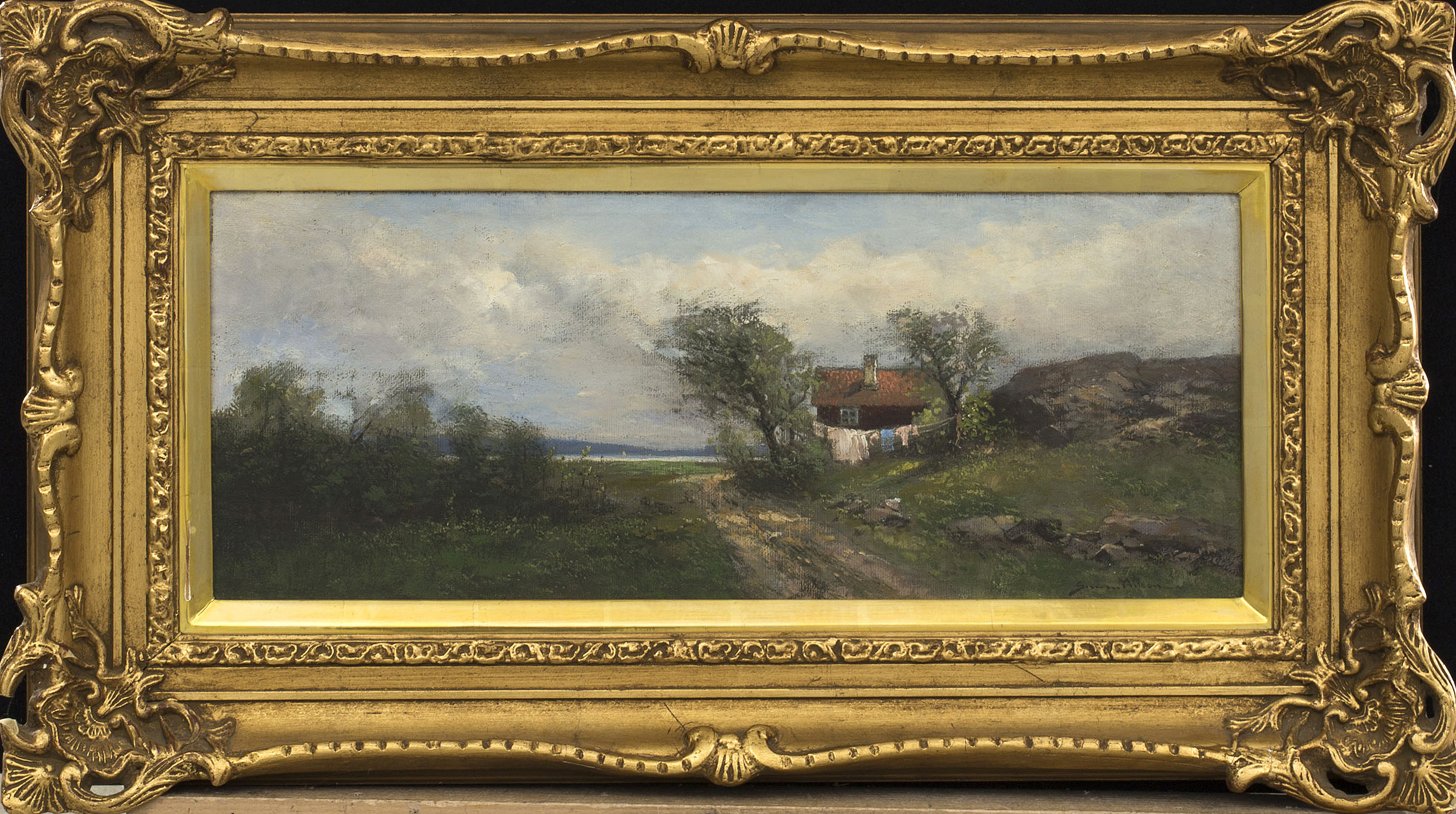 SEVERIN NILSON, oil on panel signed. - Bukowskis