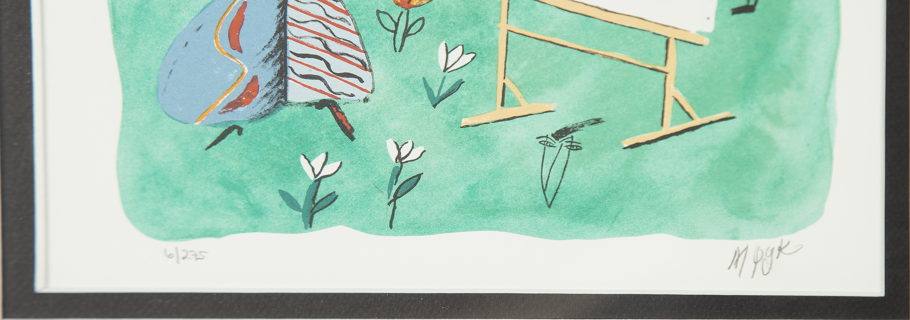 MADELEINE PYK, lithograph in colours, signed and numbered 6/275 ...