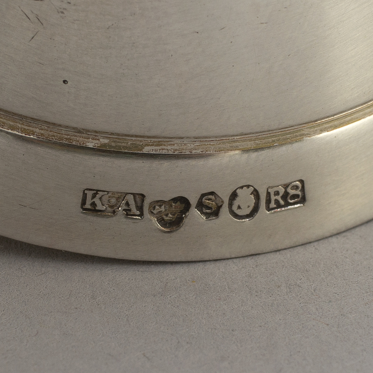 BRÖLLOPSBÄGARE, design Helge Lindgren, silver, K Andersson, Stockholm ...