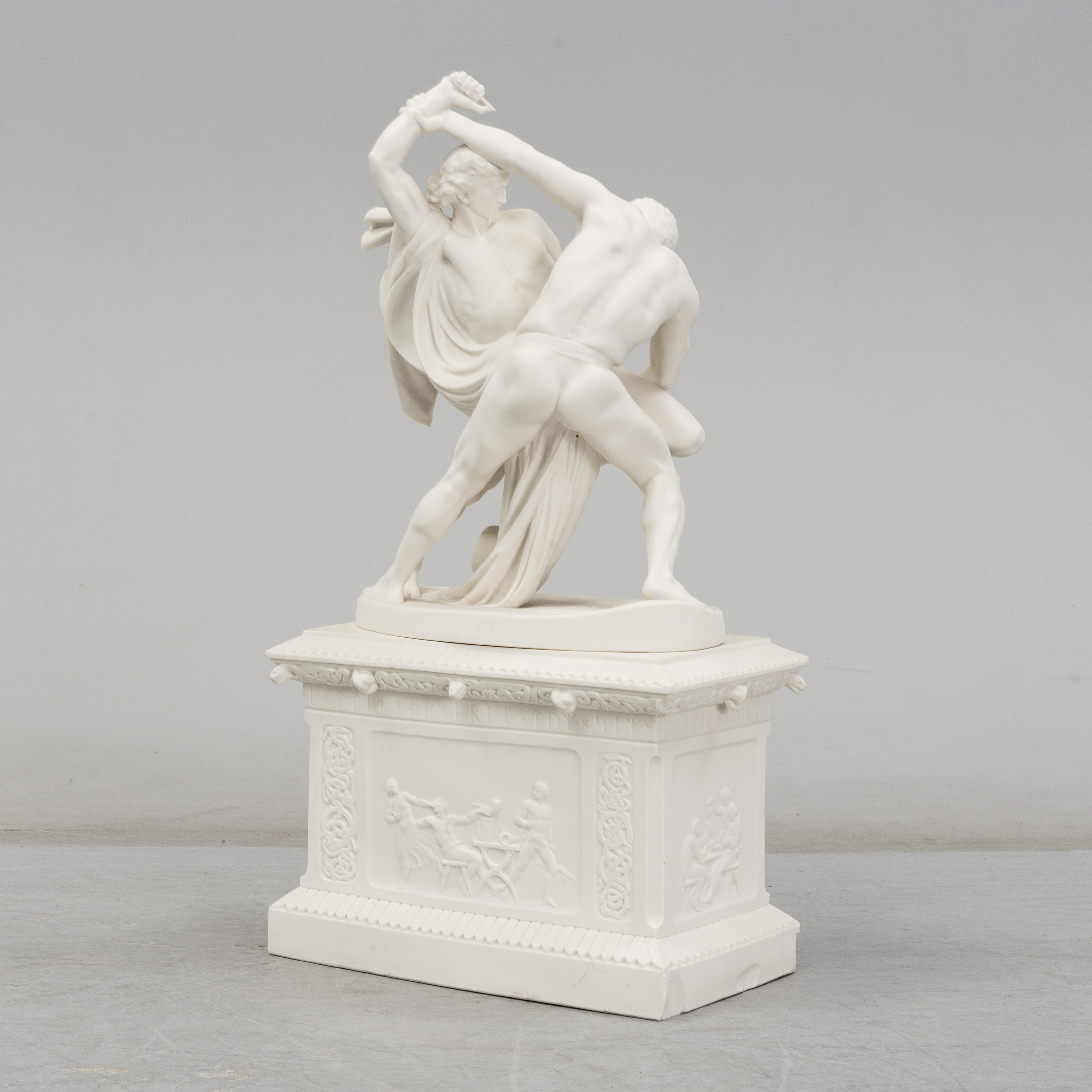 JOHAN PETER MOLIN, efter. Skulptur, parian, Gustavsberg. - Bukowskis