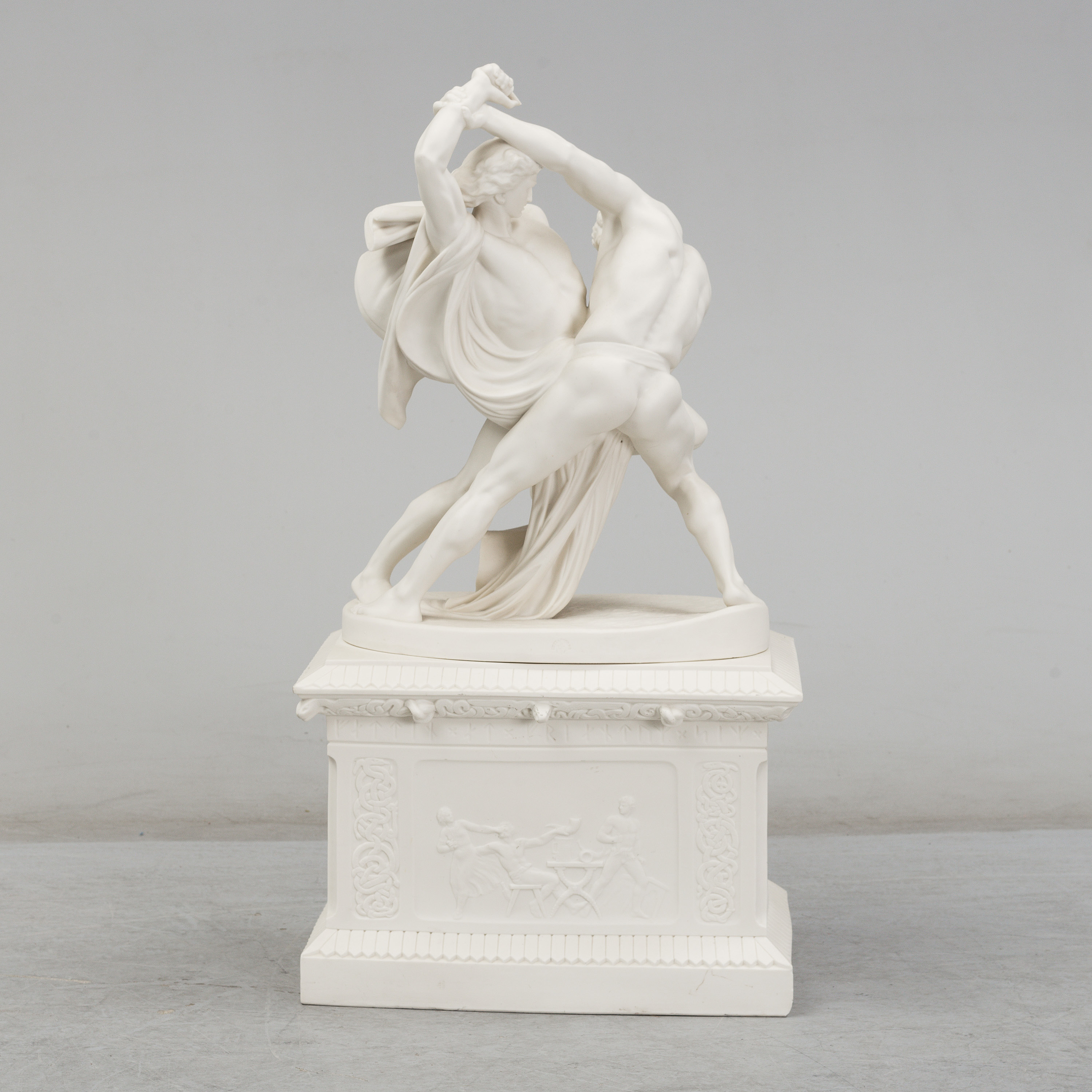 JOHAN PETER MOLIN, efter. Skulptur, parian, Gustavsberg. - Bukowskis