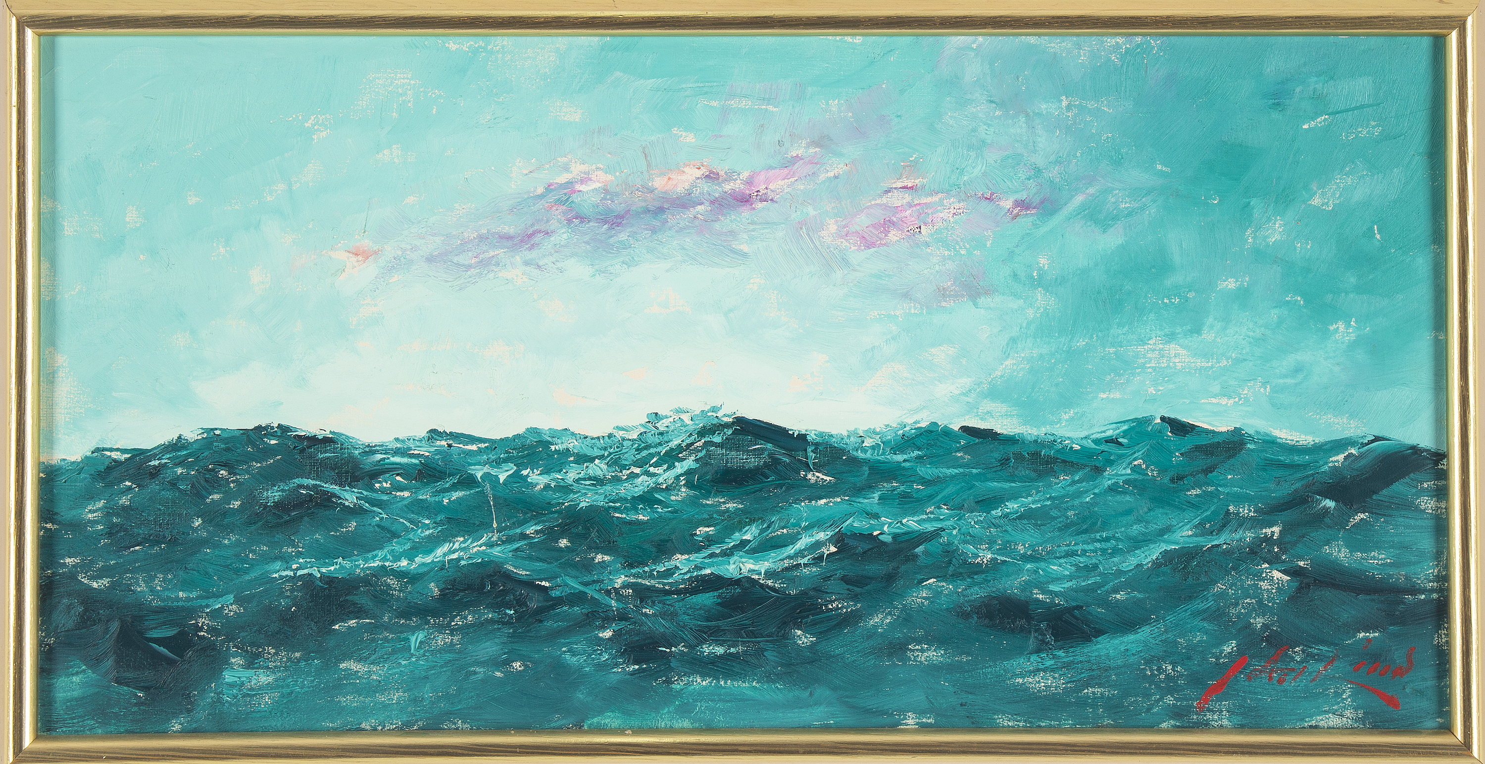 AXEL LIND, oil on canvas, signed. - Bukowskis