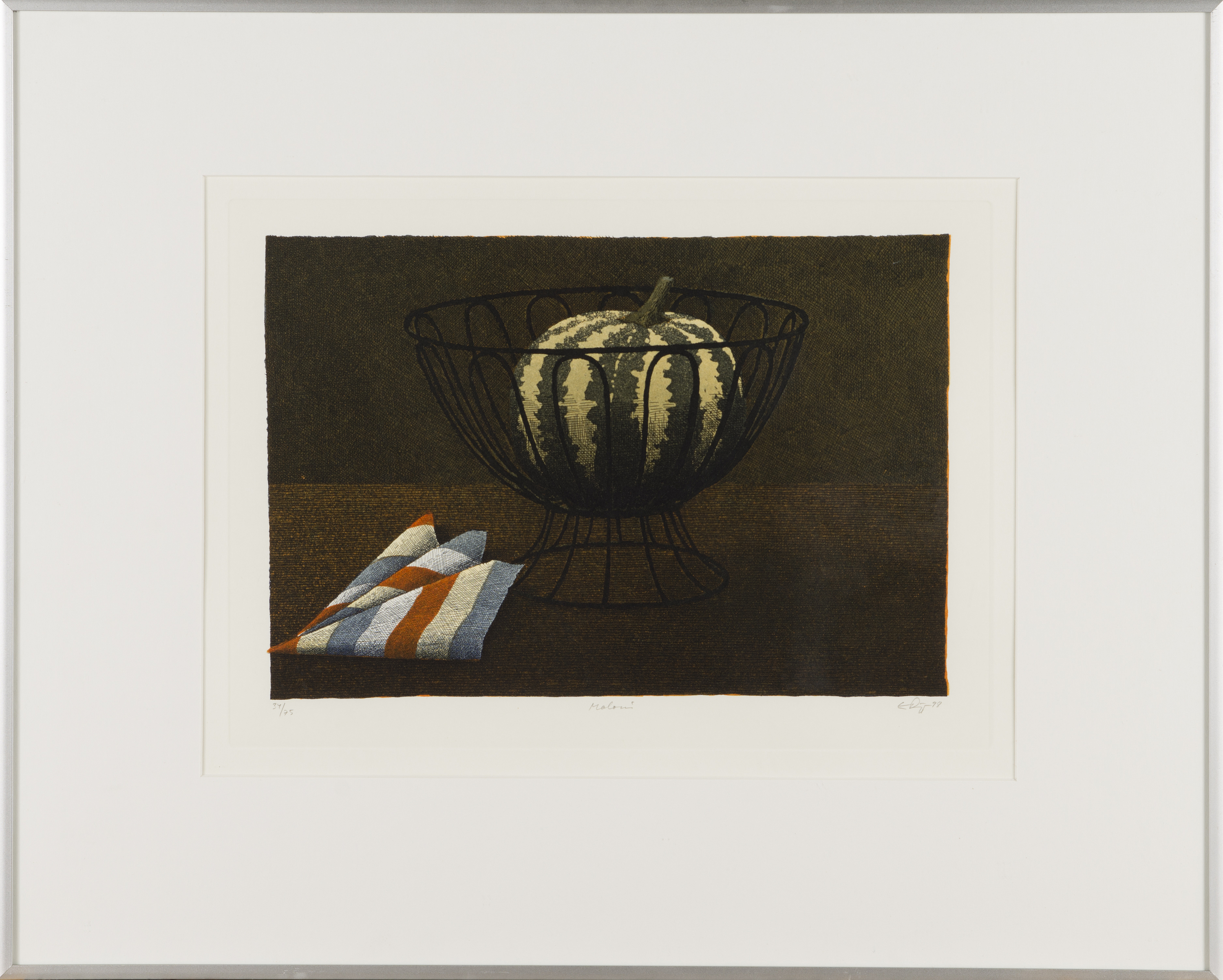 ESA RIIPPA, etching, aquatint, signed and dated -98, numbered 34/75 ...