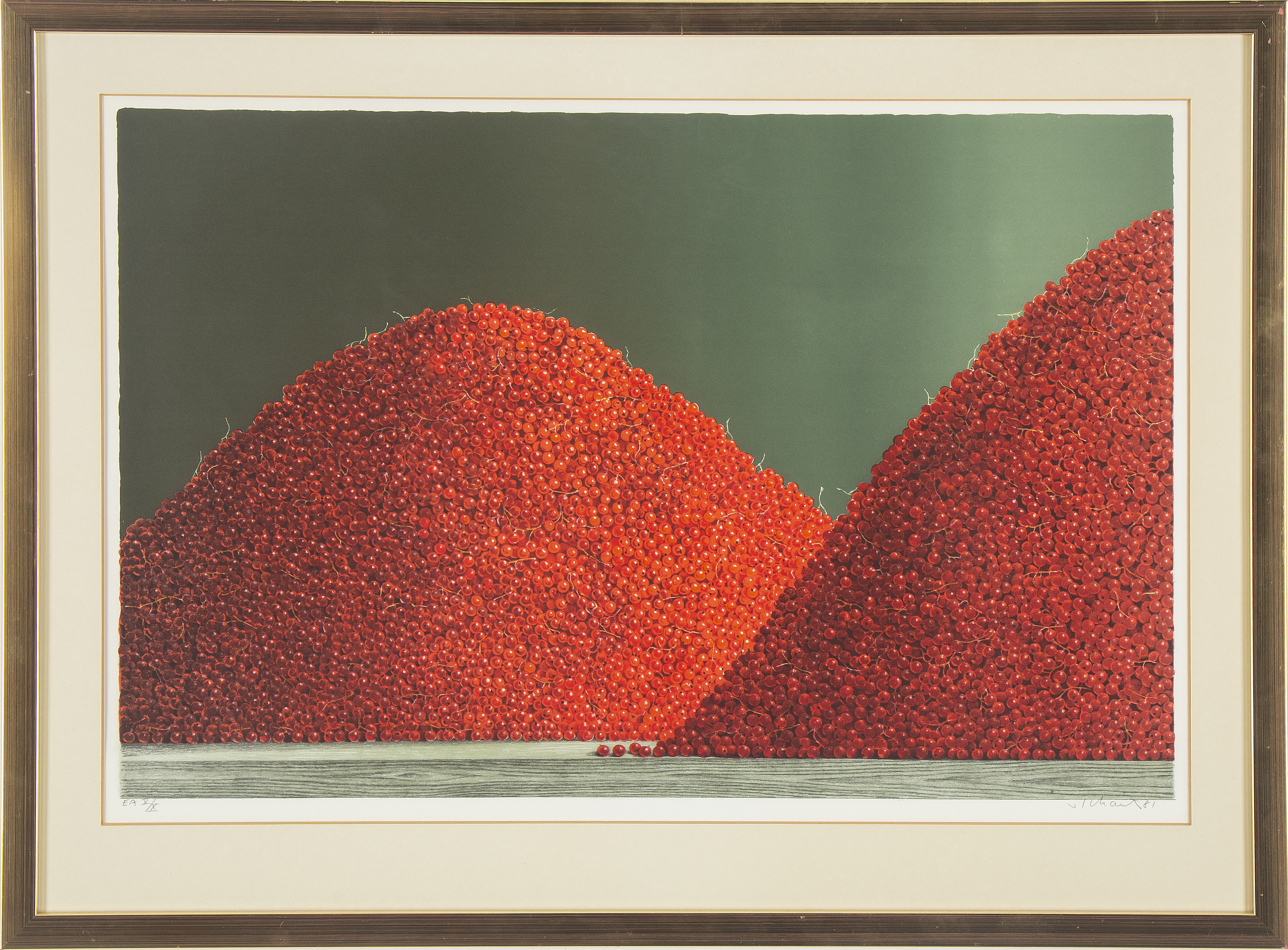 PHILIP VON SCHANTZ, lithograph in colours, signed, numbered X/X and ...