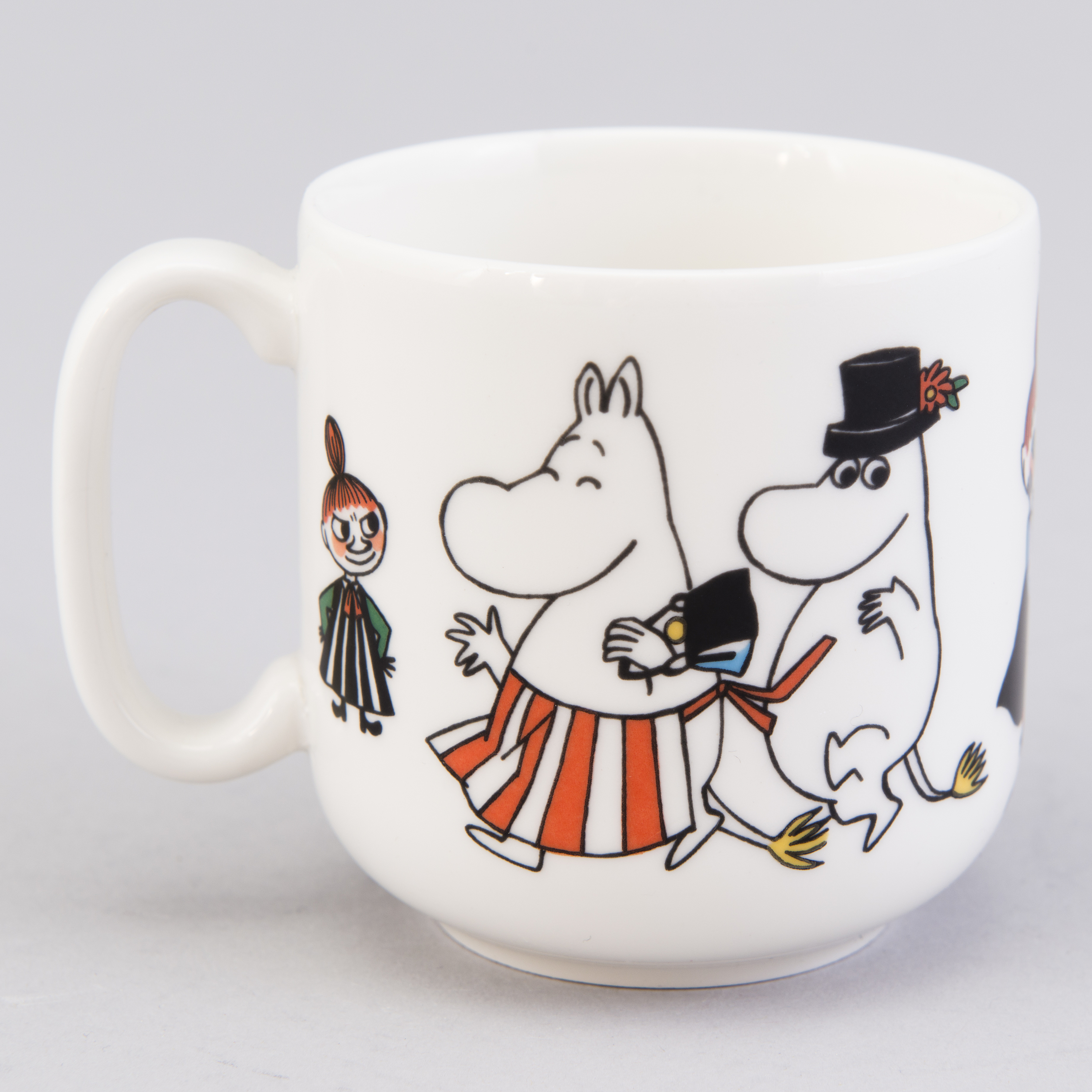 MUUMIMUKI, lastenmuki, posliinia, "Ilonen perhe", Arabia. Ei ...