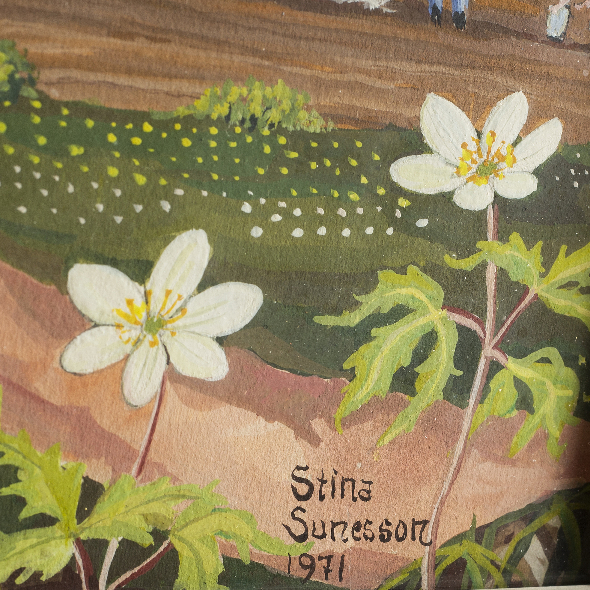 STINA SUNESSON, gouache, signed and dated 1971. - Bukowskis