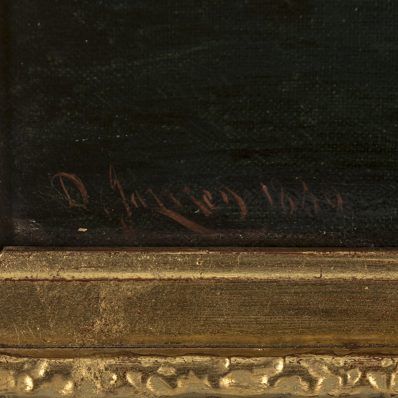 DAVID JAMES, oil on canvas, signed and dated 1884. - Bukowskis