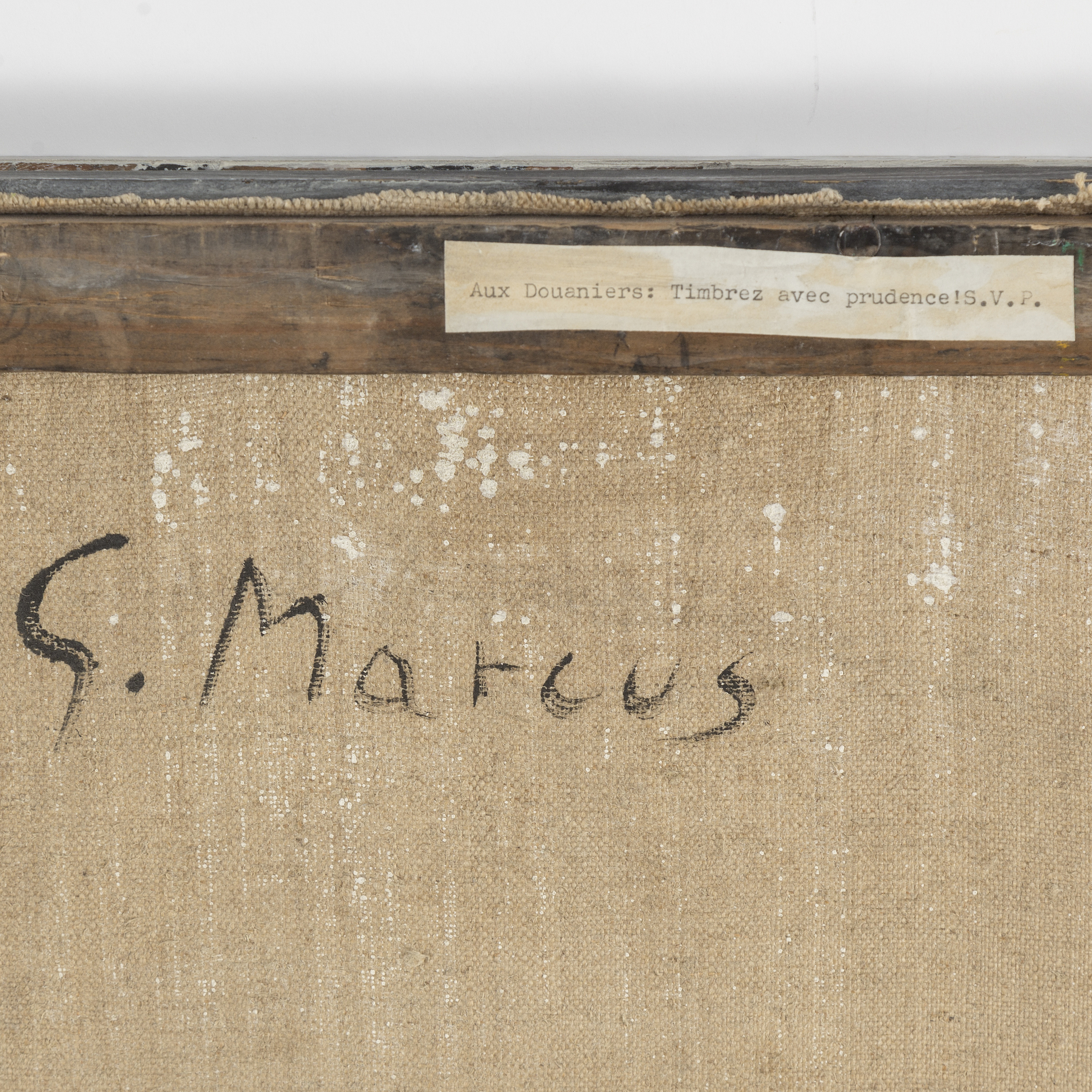 GERT MARCUS, olja på duk, signerad a tergo. - Bukowskis