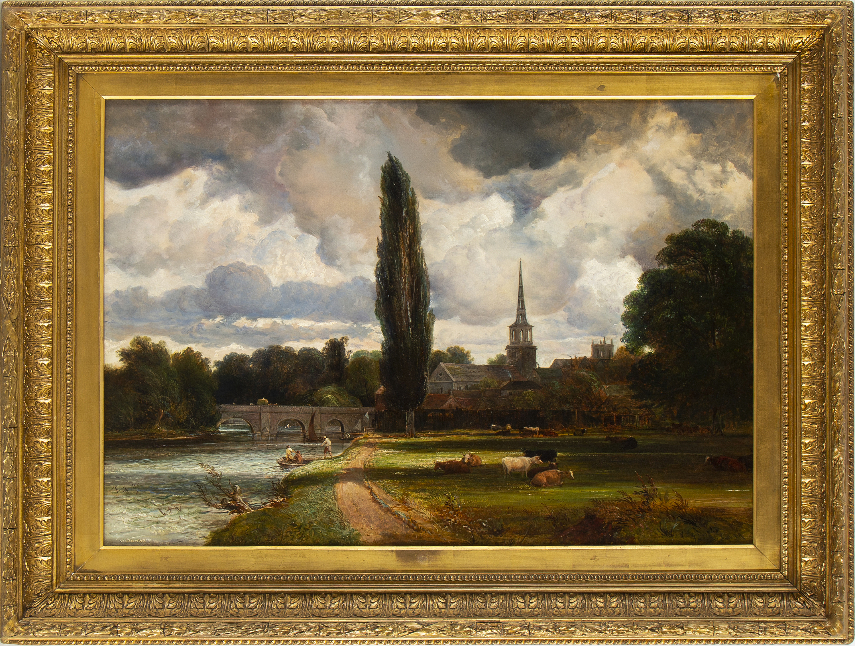 FREDERICK RICHARD LEE, oil on canvas, signed. - Bukowskis