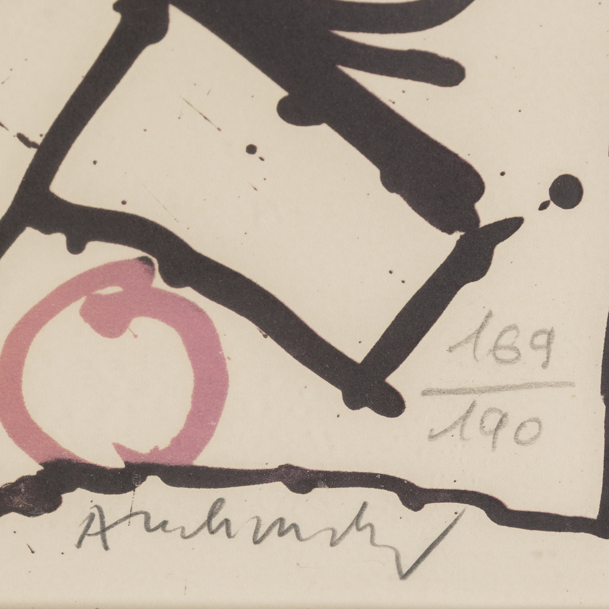 PIERRE ALECHINSKY, lithograph in colours, signed and numbered 169/190 ...