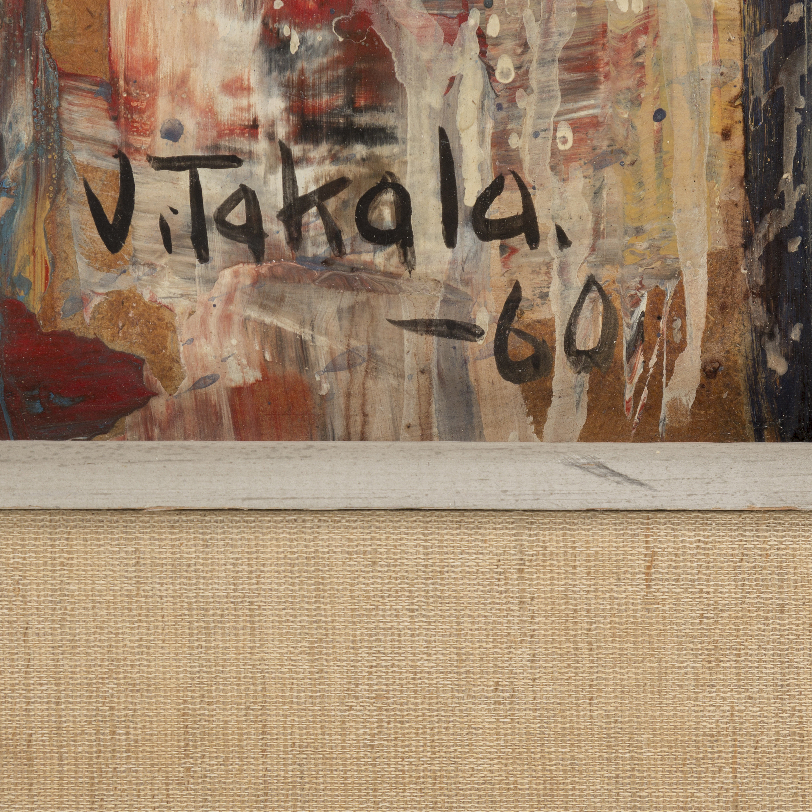 VEIKKO TAKALA, oil on masonite, signed and dated -60. - Bukowskis