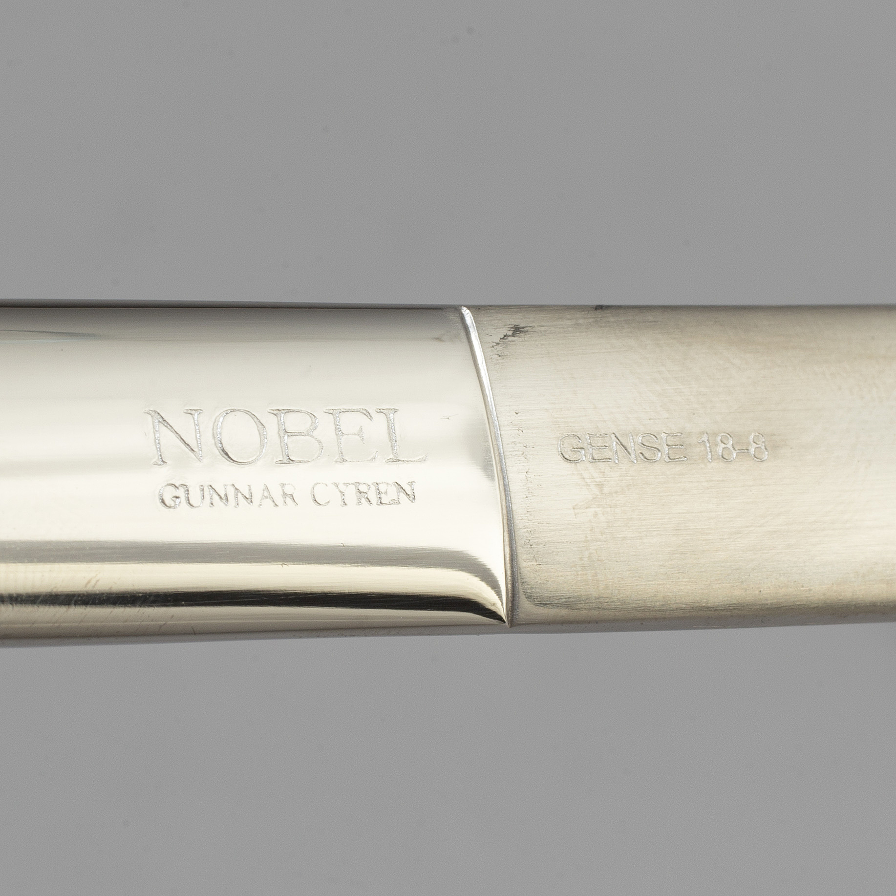 GUNNAR CYRÉN, BESTICK, 50 delar, rostfritt stål, "Nobel", Gense ...
