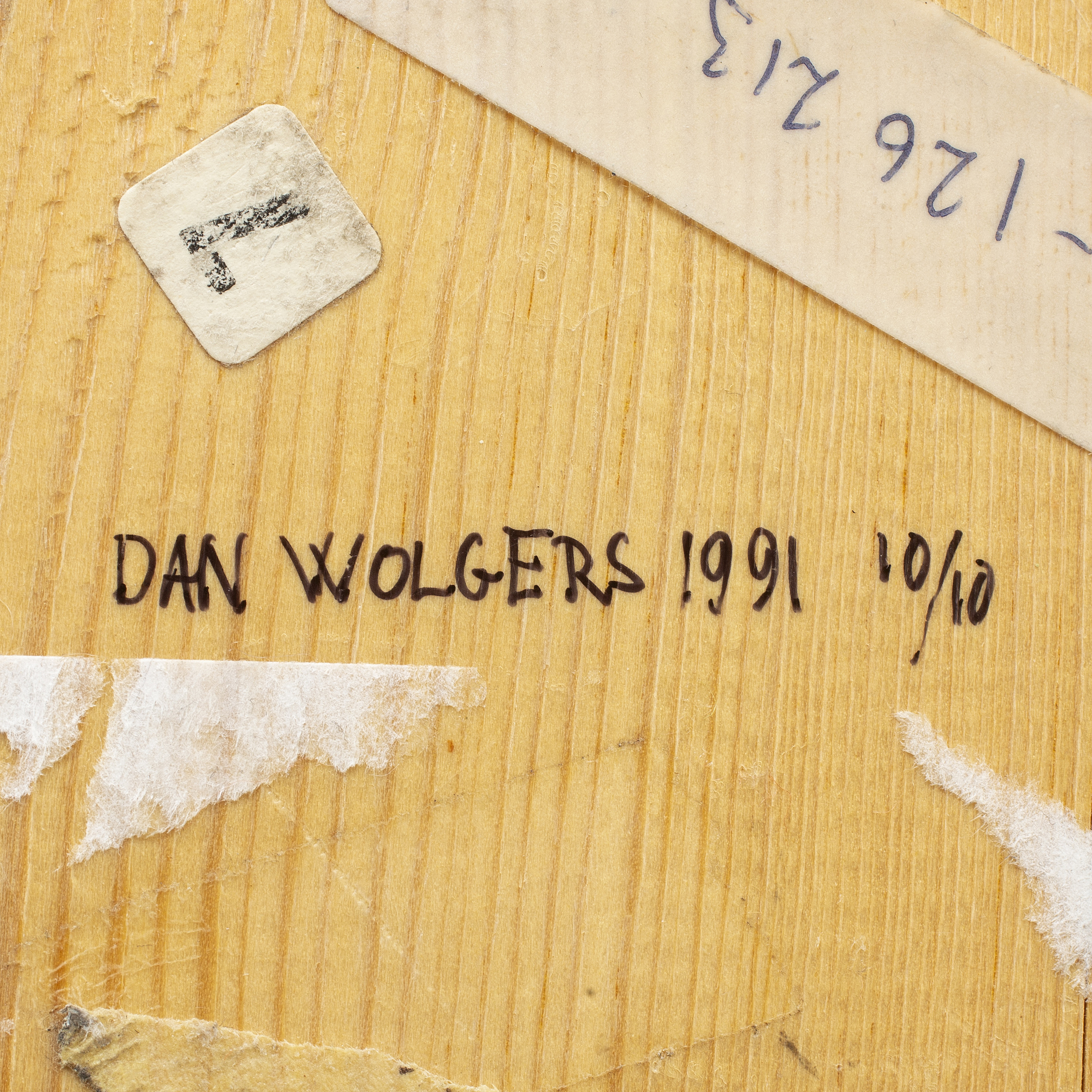 DAN WOLGERS, objekt, signerad Dan Wolgers, daterad 1991 och numrerad 10 ...