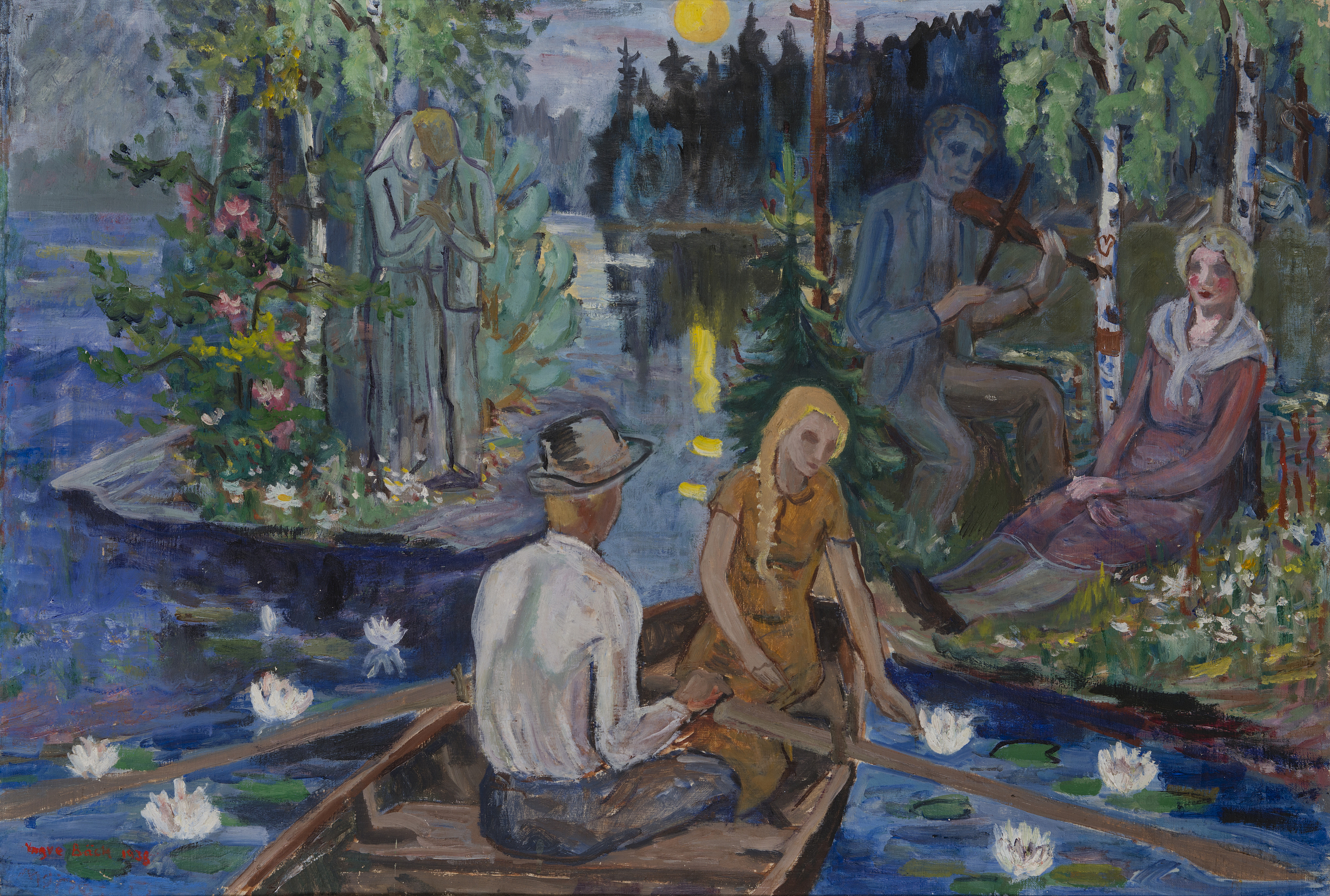 YNGVE BÄCK, oil on canvas, signed and dated 1938. - Bukowskis