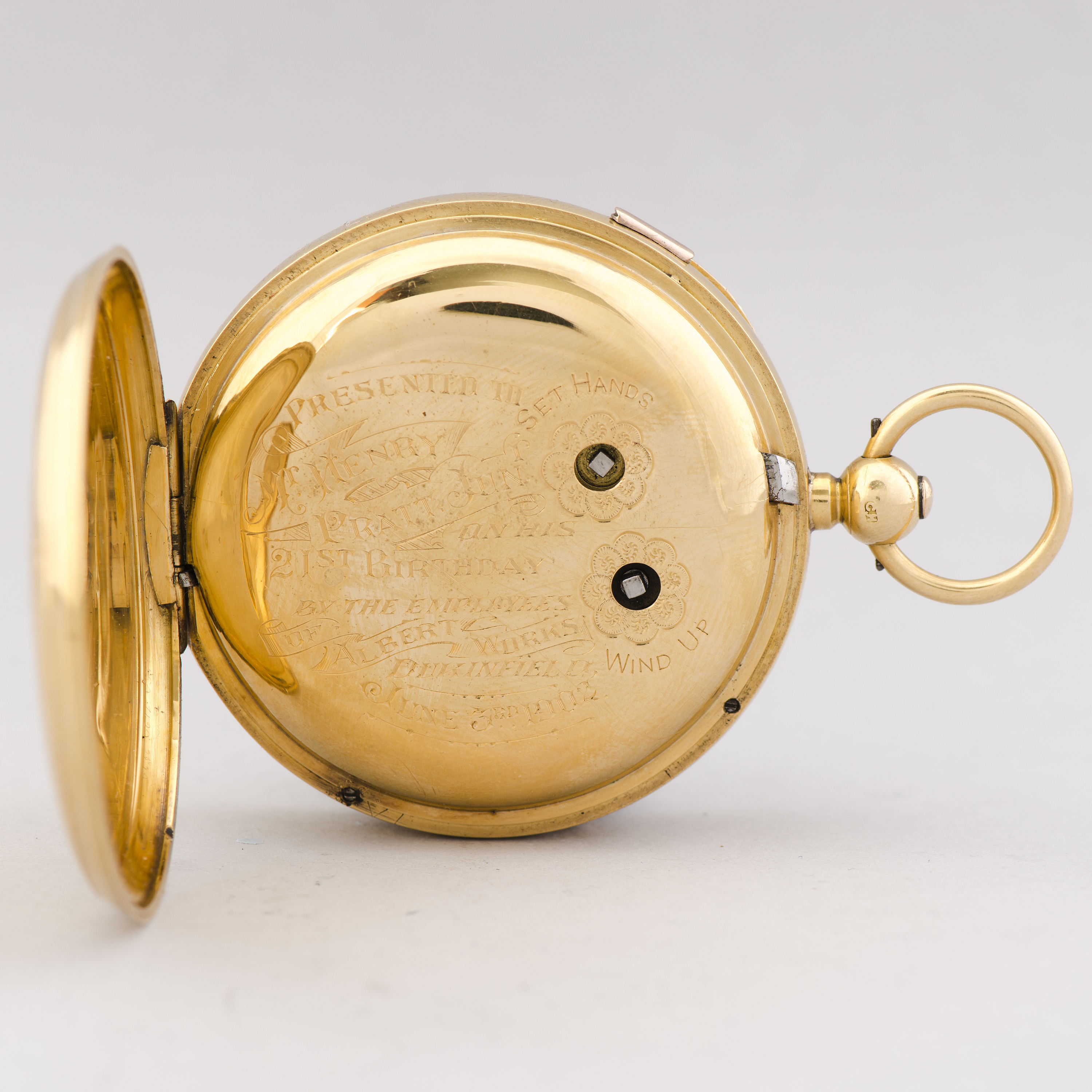 A POCKET WATCH, Centre Seconds Chronograph, 52 mm. - Bukowskis