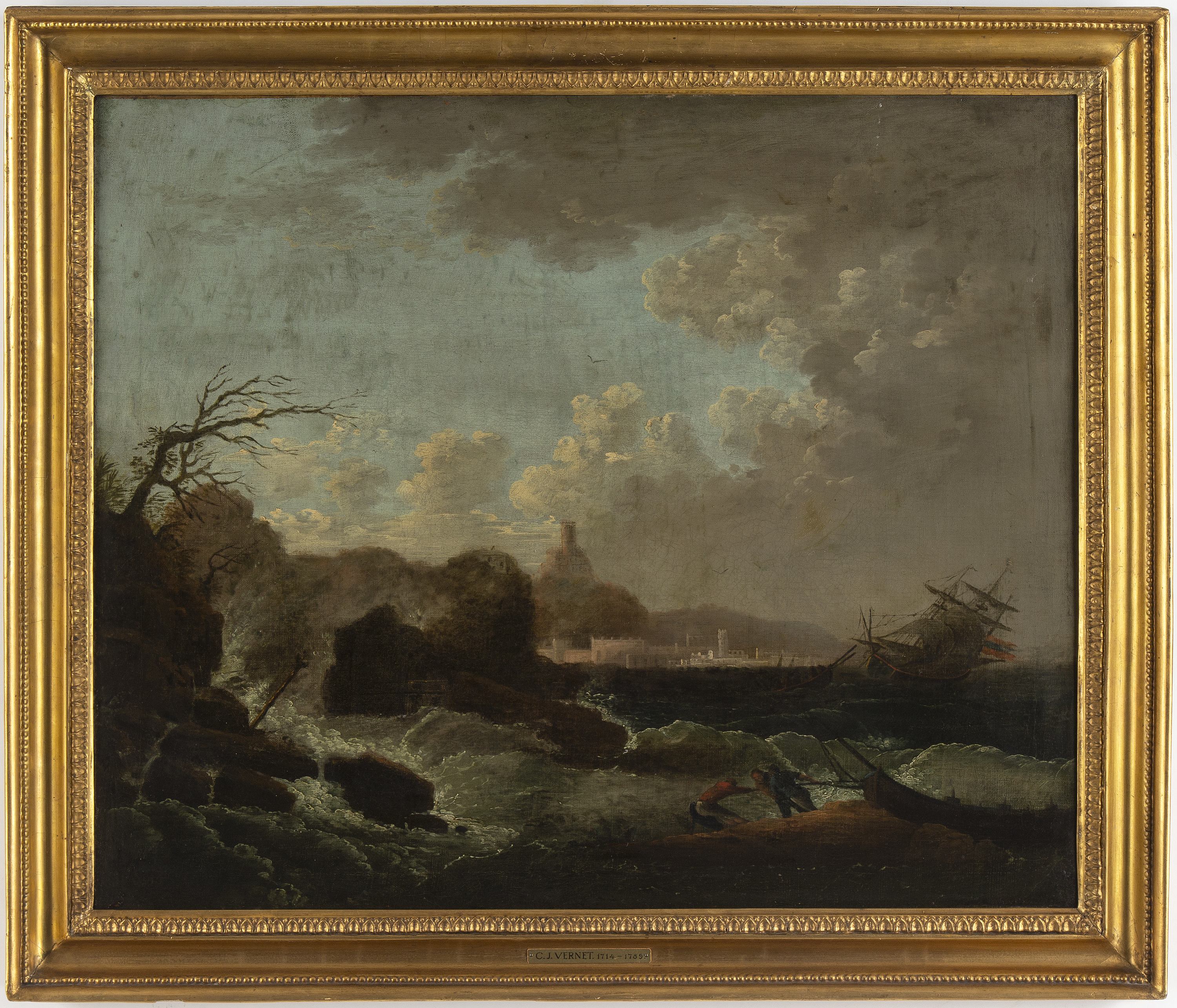 JOSEPH VERNET, circle of, oil on canvas. - Bukowskis