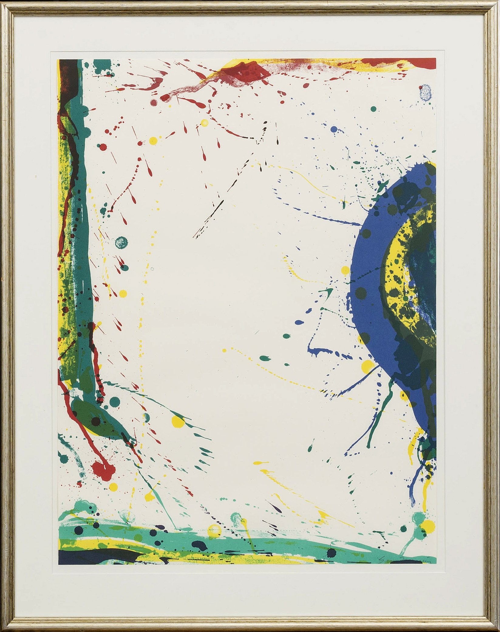 SAM FRANCIS, a signed lithograph. - Bukowskis