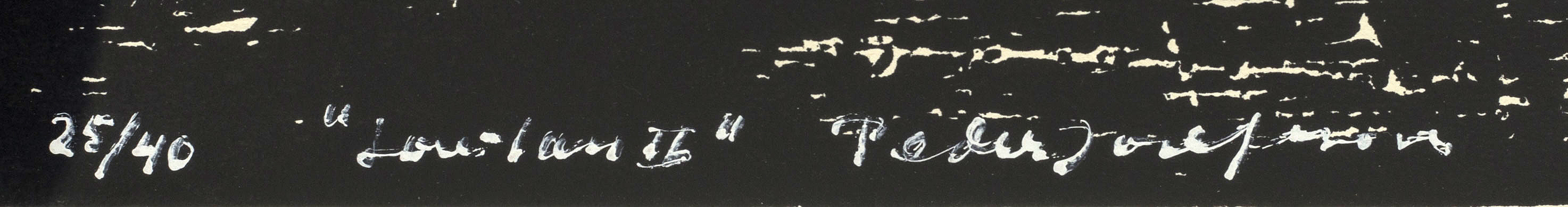 PEDER JOSEFSSON, färglitografi signerad och numrerad 25/40. - Bukowskis