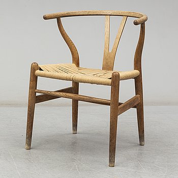 HANS J WEGNER, "Y-stolen", Carl Hansen & Son, modellen formgiven 1950 ...