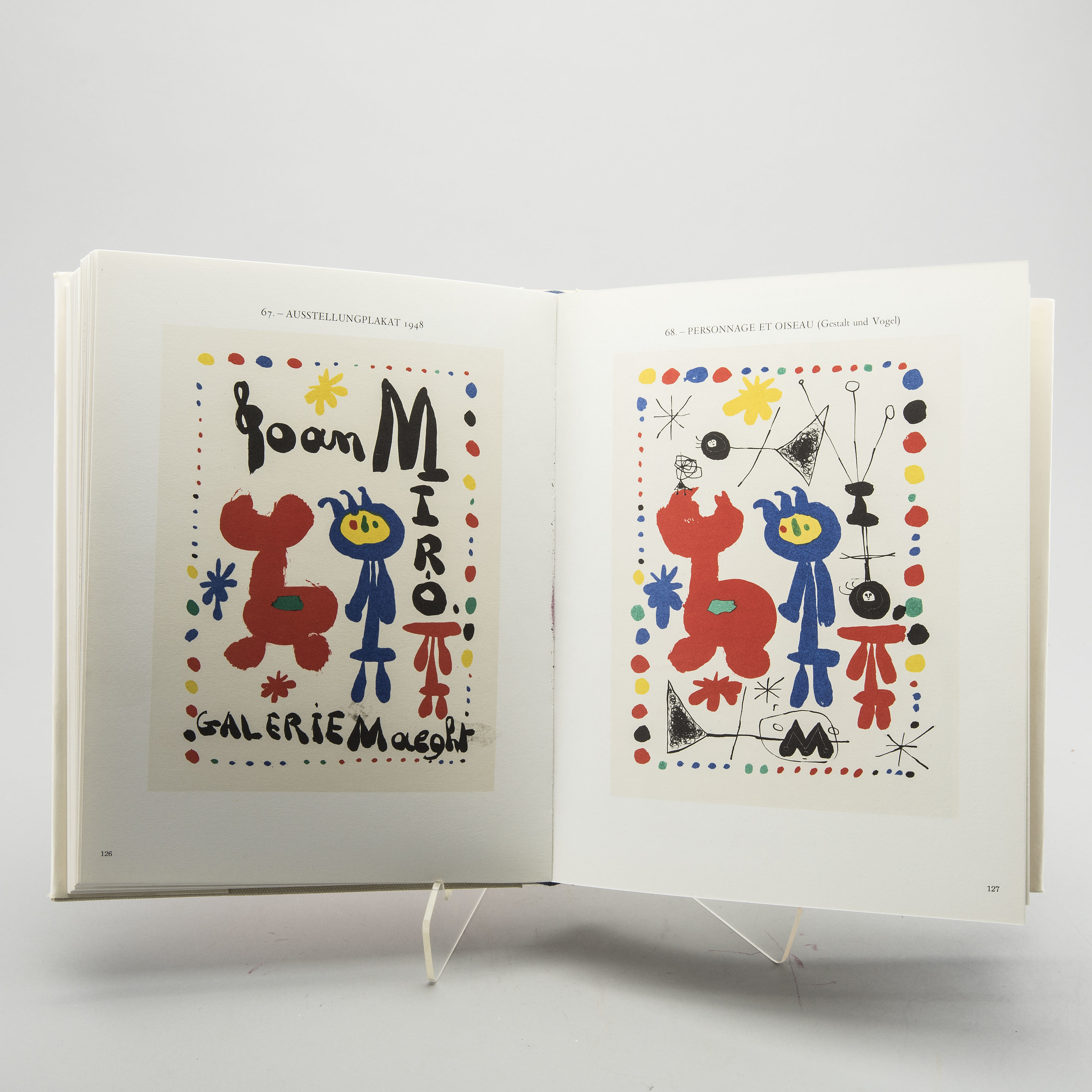 JOAN MIRÓ, book whit 12 lithographs in color, "Joan Miró Lithographies ...