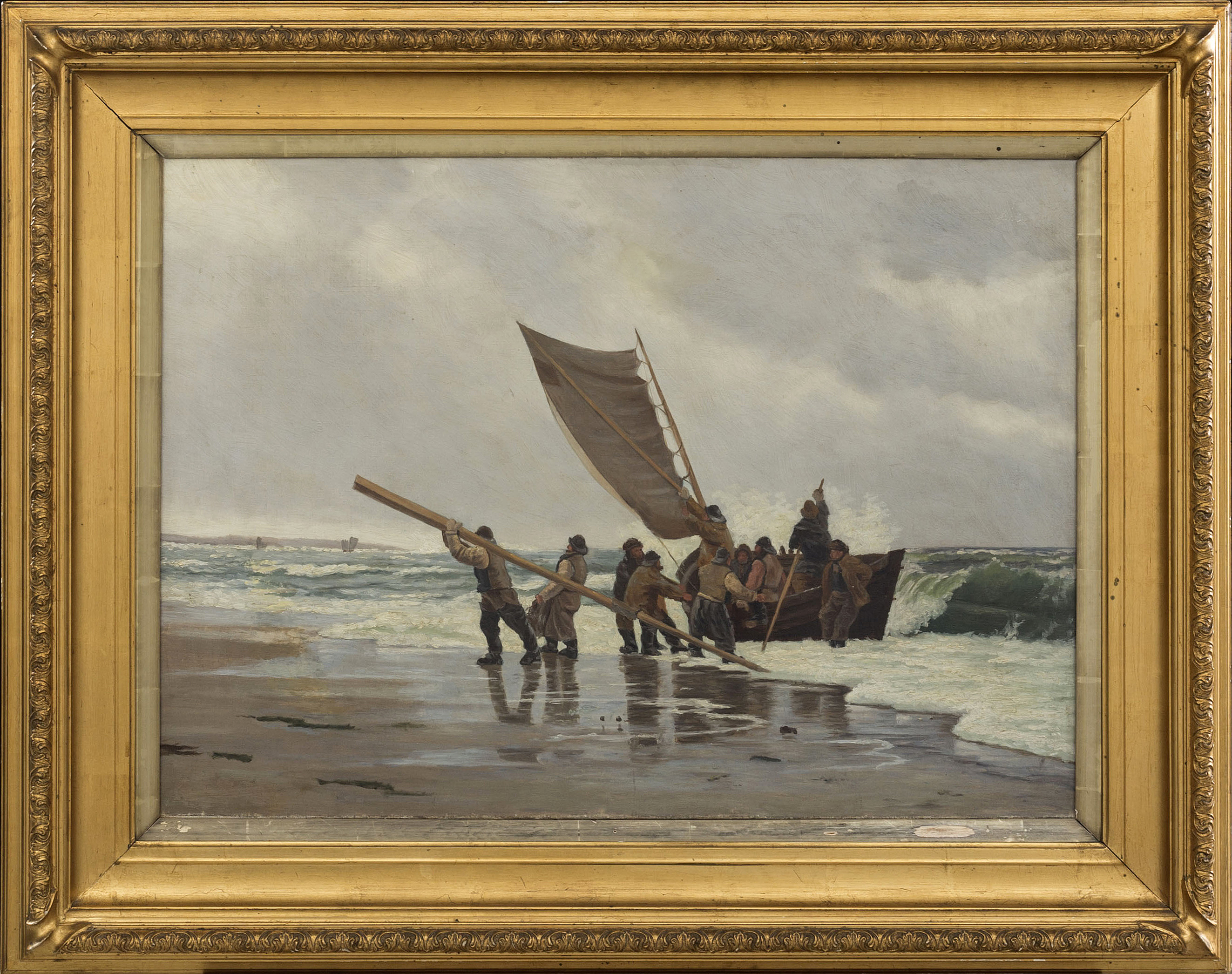 CARL LOCHER, attributed to, oil on canvas. - Bukowskis