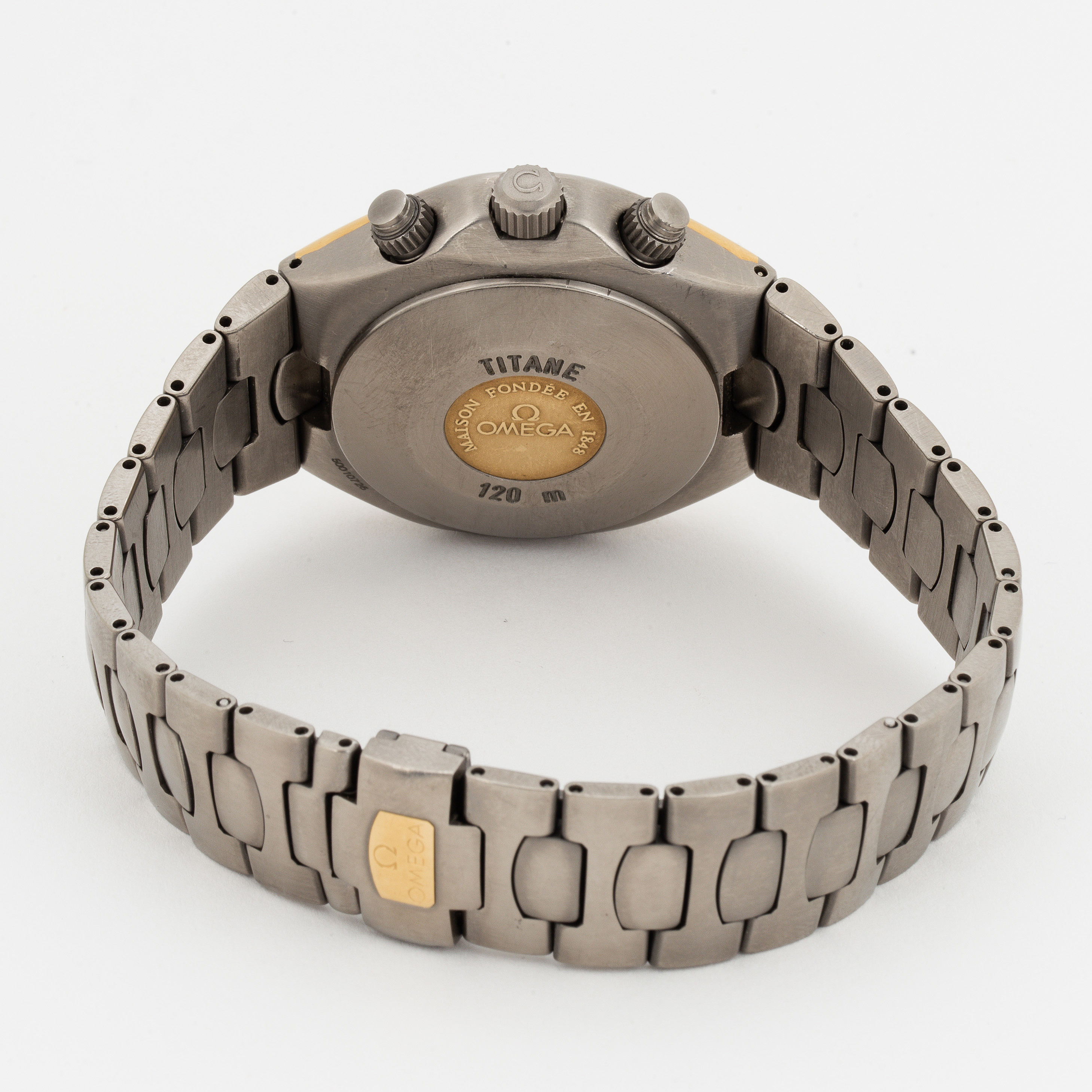 OMEGA, Titane, chronometer, chronograph, wristwatch, 41,5 mm. - Bukowskis