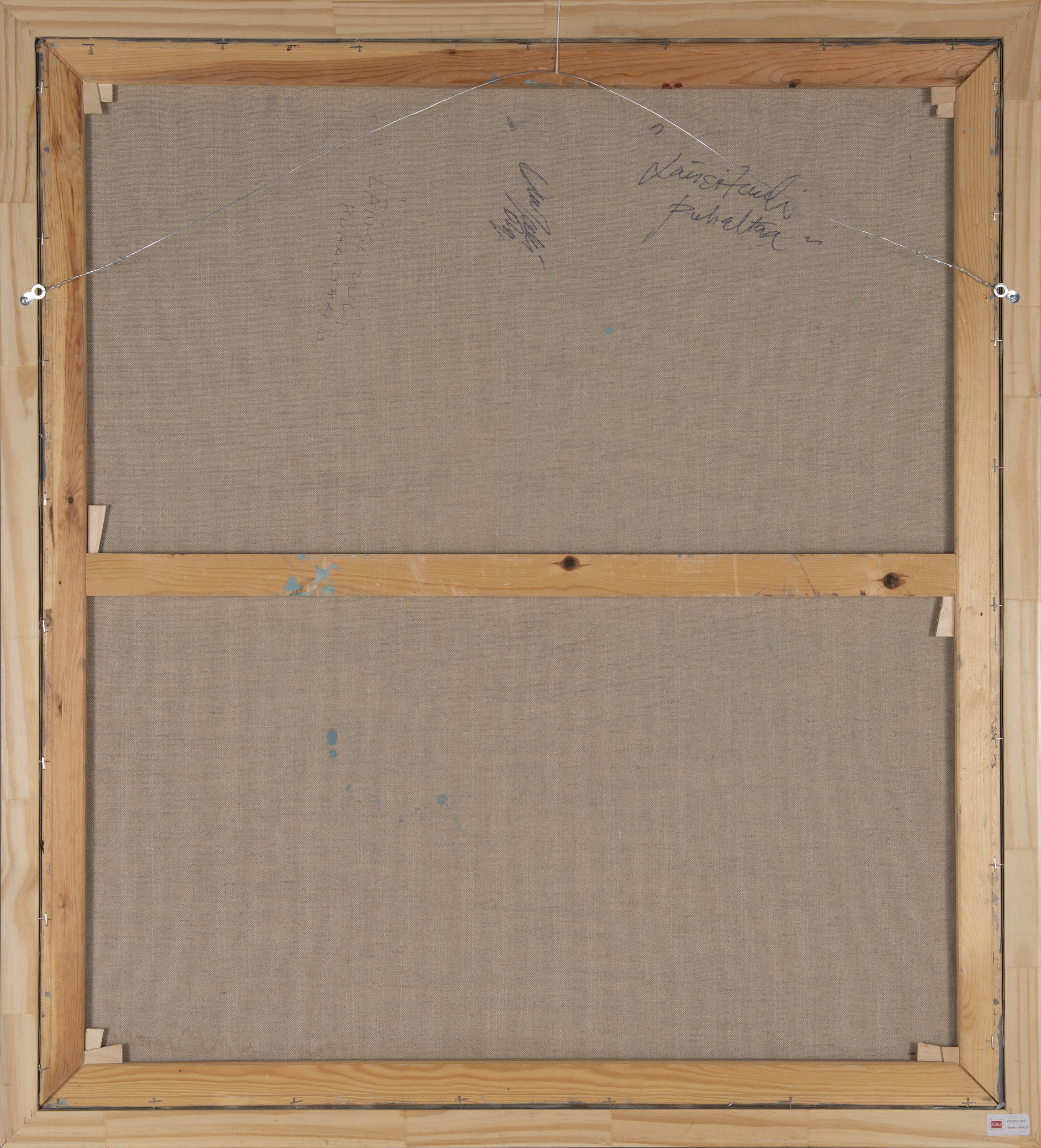 OLLI JOKI, öljy kankaalle, signeerattu, myös a tergo. - Bukowskis