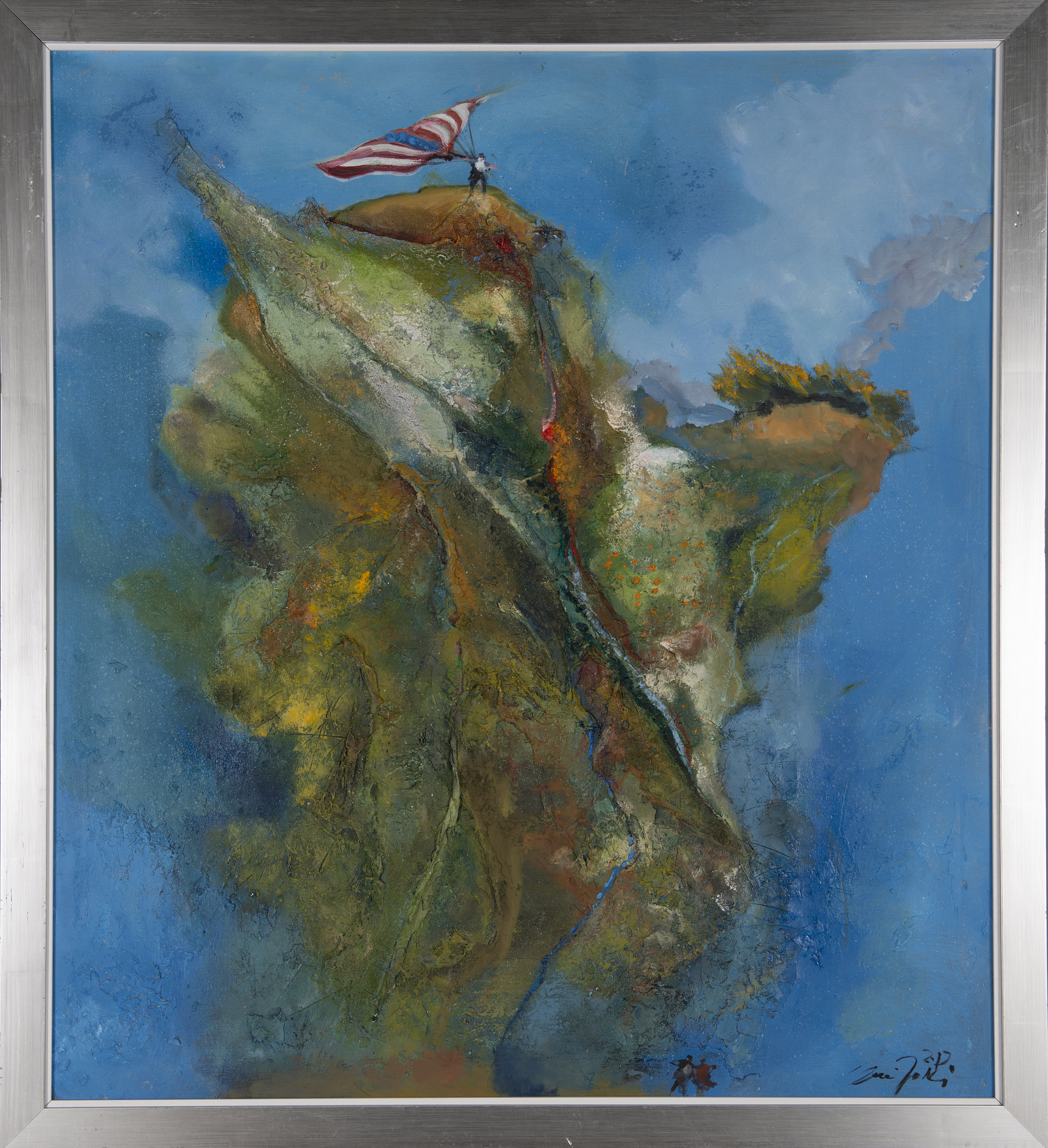 OLLI JOKI, öljy kankaalle, signeerattu, myös a tergo. - Bukowskis