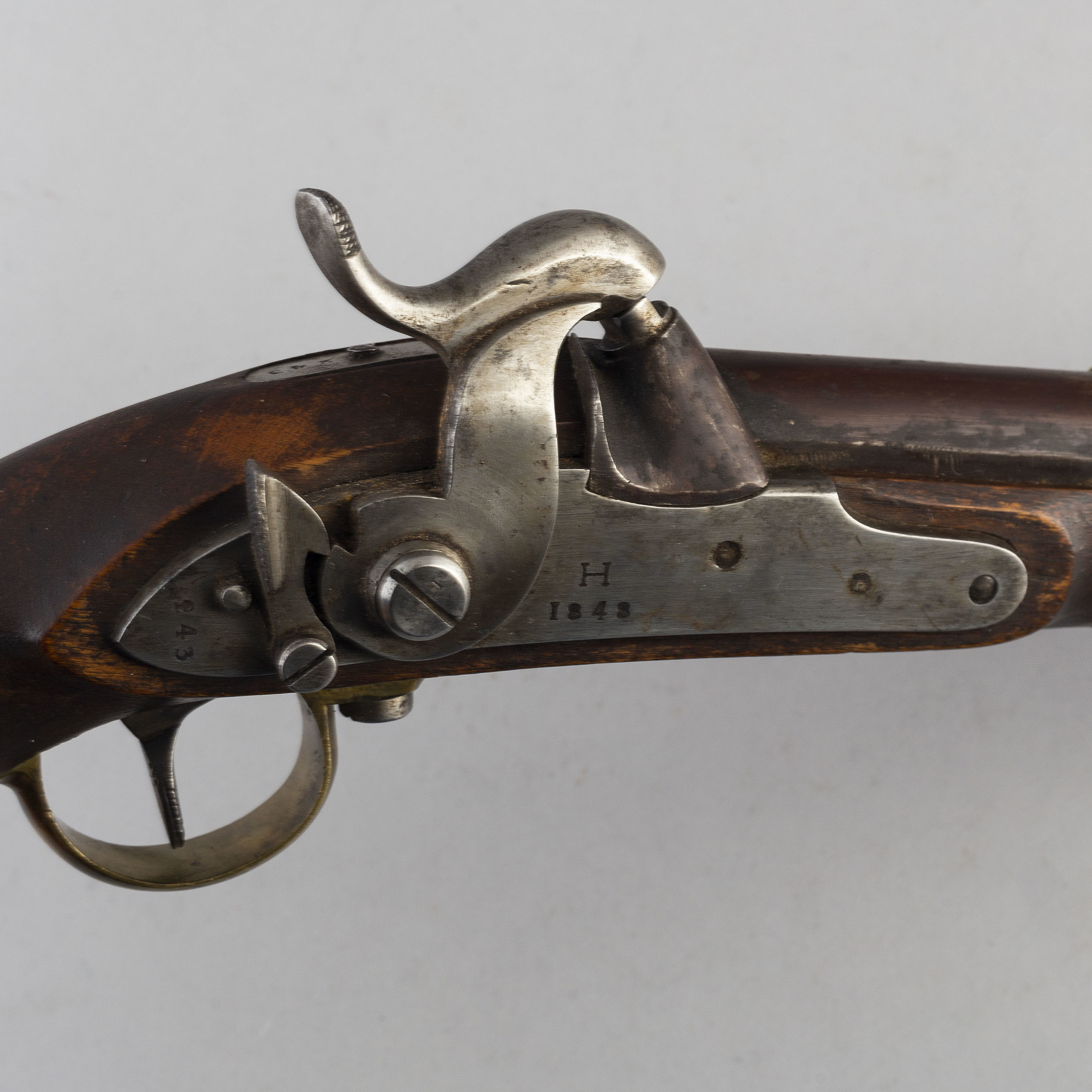 A Swedish percussion pistol 1845 navy pattern. - Bukowskis