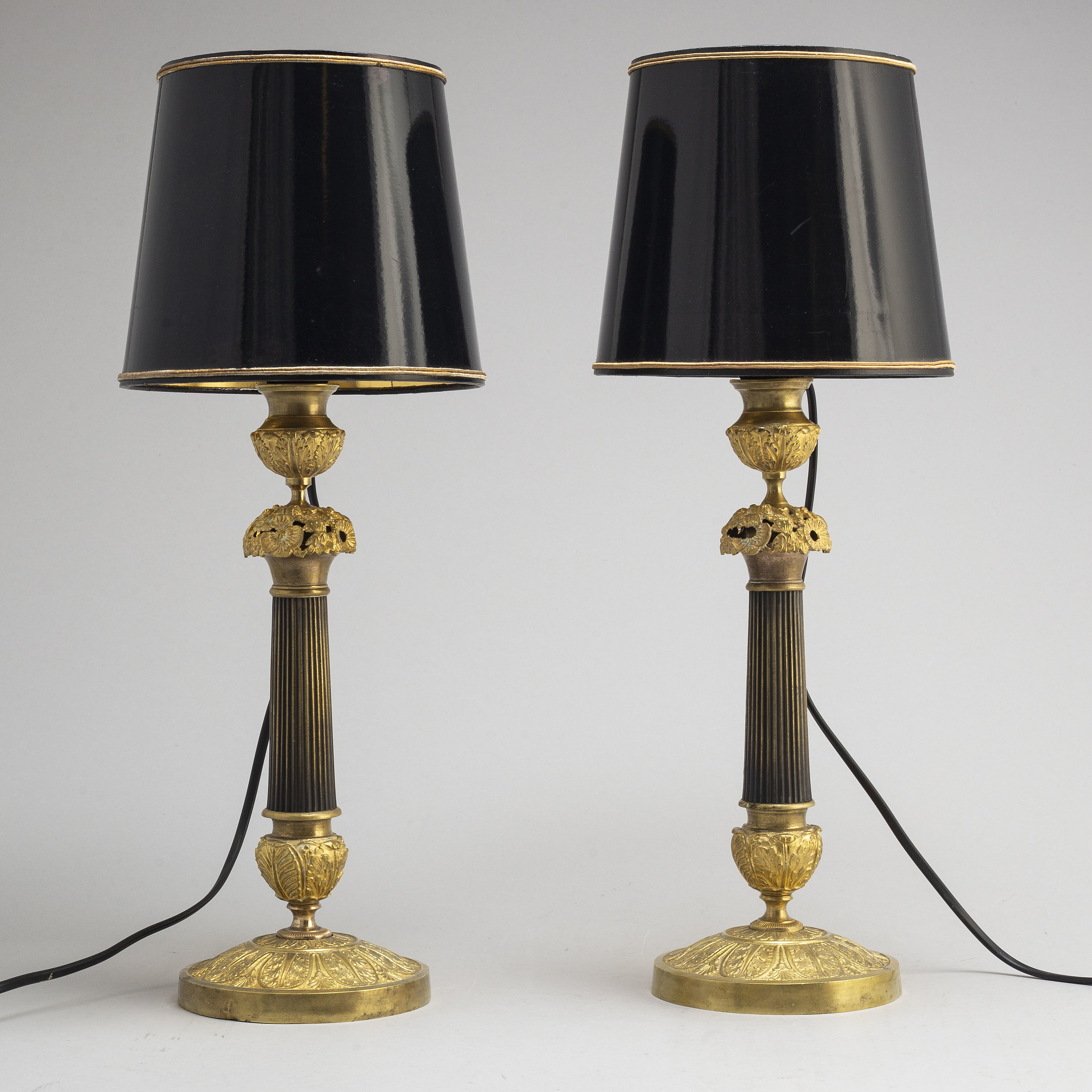 A pair of French table lamps, early 20th Century. - Bukowskis