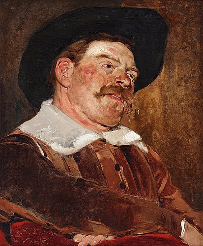 Julius Kronberg, Studie av en man. - Bukowskis